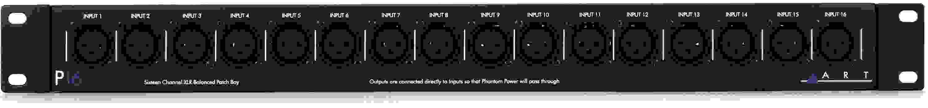 ART P16 16-channel XLR Balanced Patchbay | Sweetwater