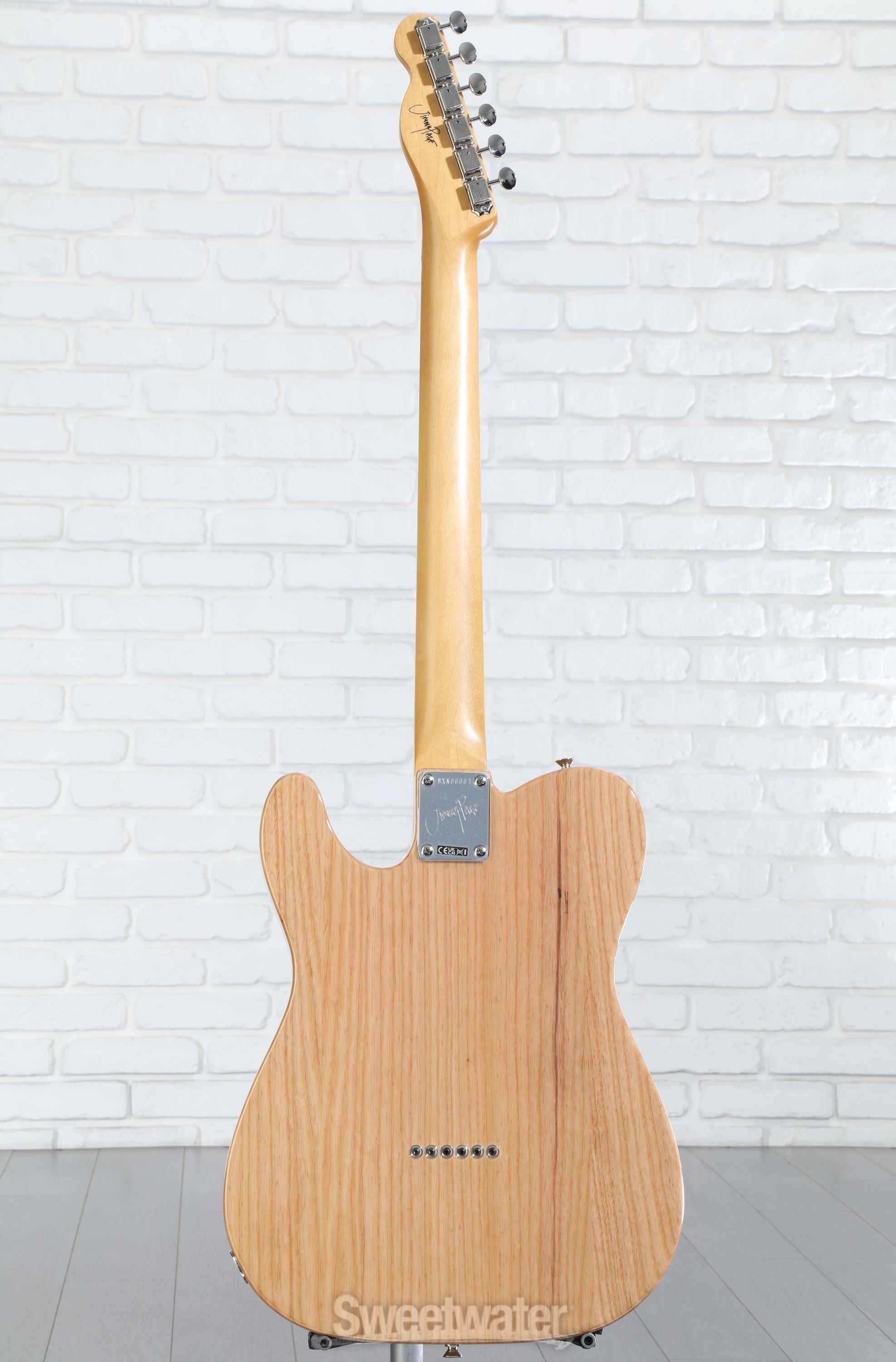 Fender Jimmy Page Telecaster - Natural with Artwork | Sweetwater