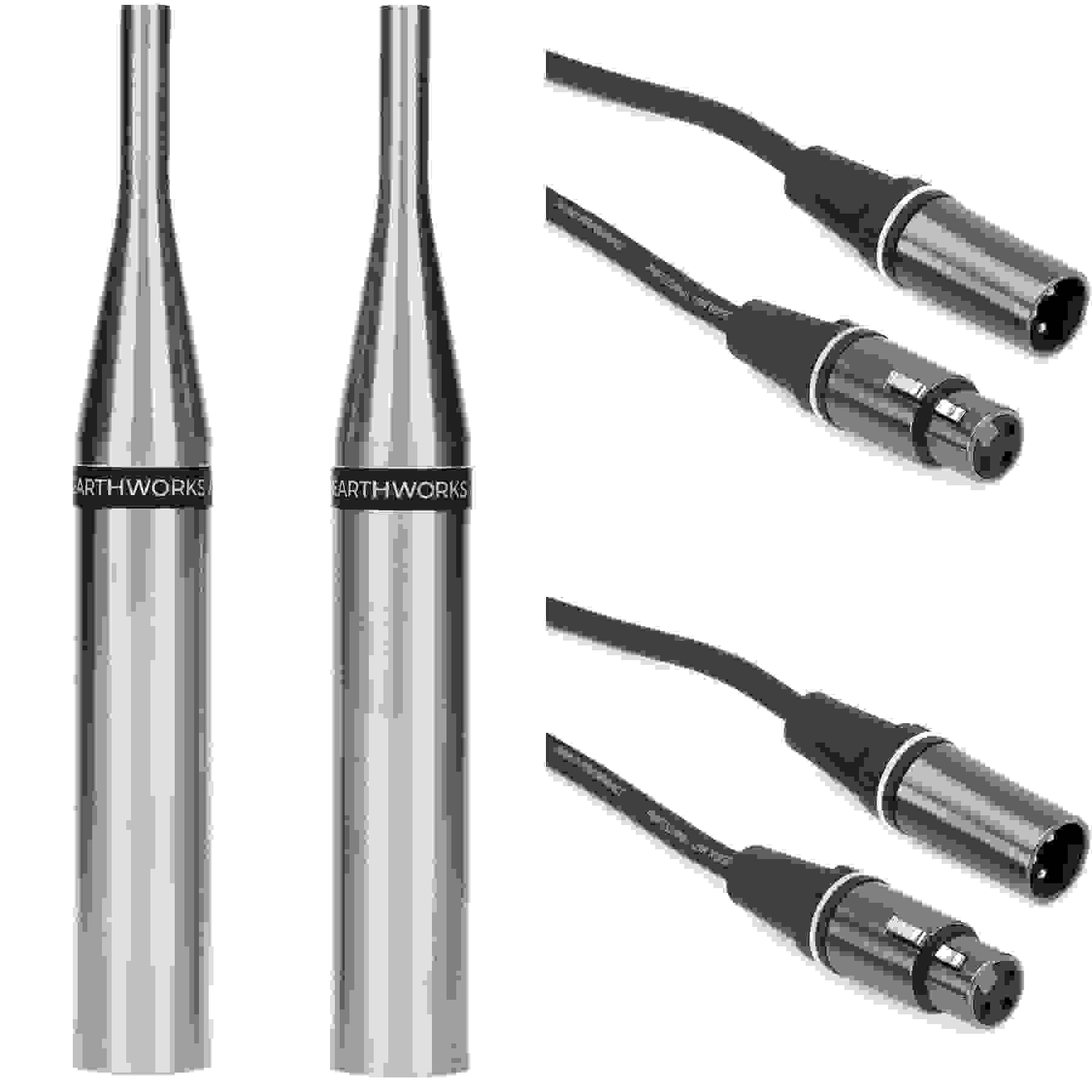 Earthworks TC20mp Small-diaphragm Condenser Microphone - Matched Pair with Cables | Sweetwater
