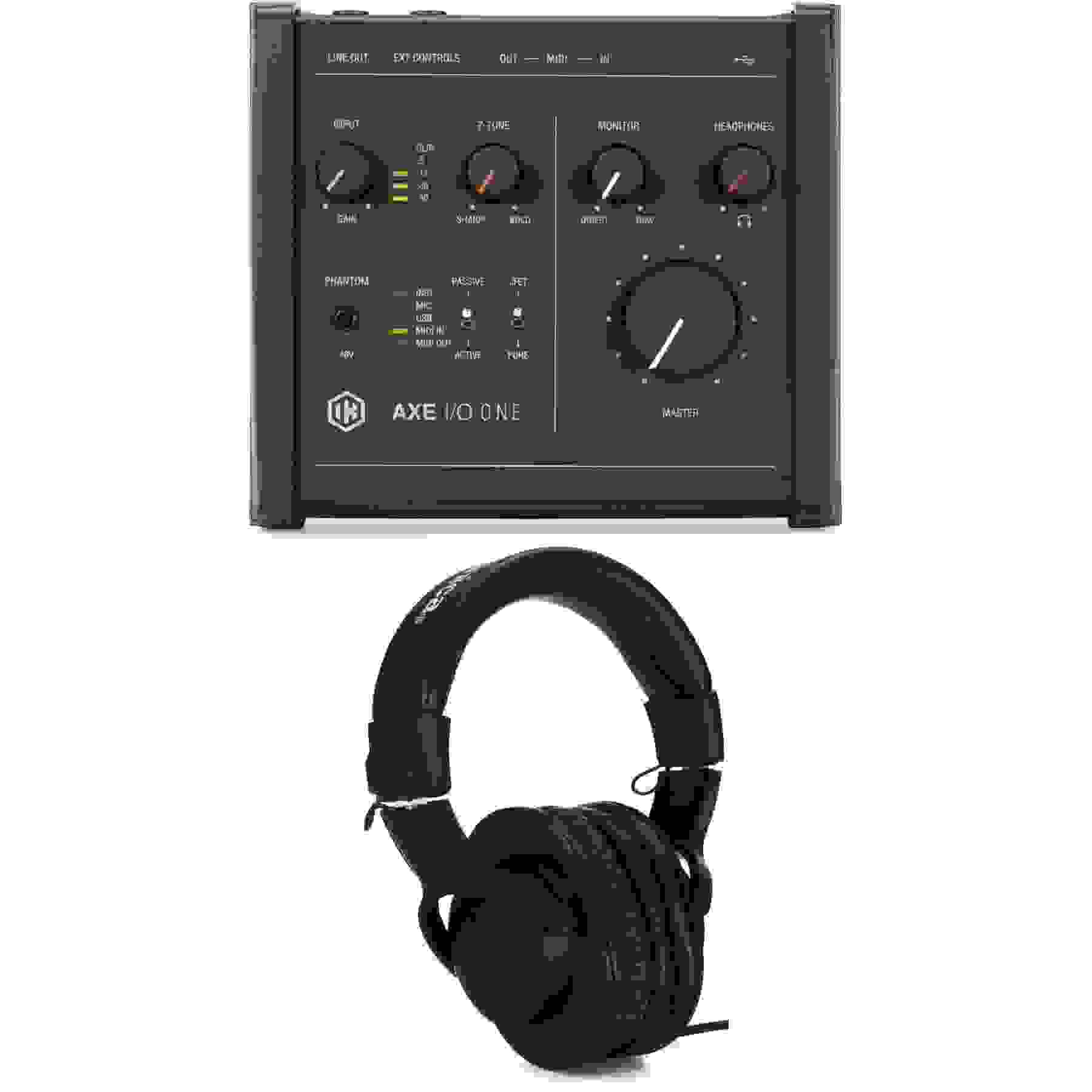 IK Multimedia AXE I/O ONE USB Guitar Audio Interface and Headphones | Sweetwater