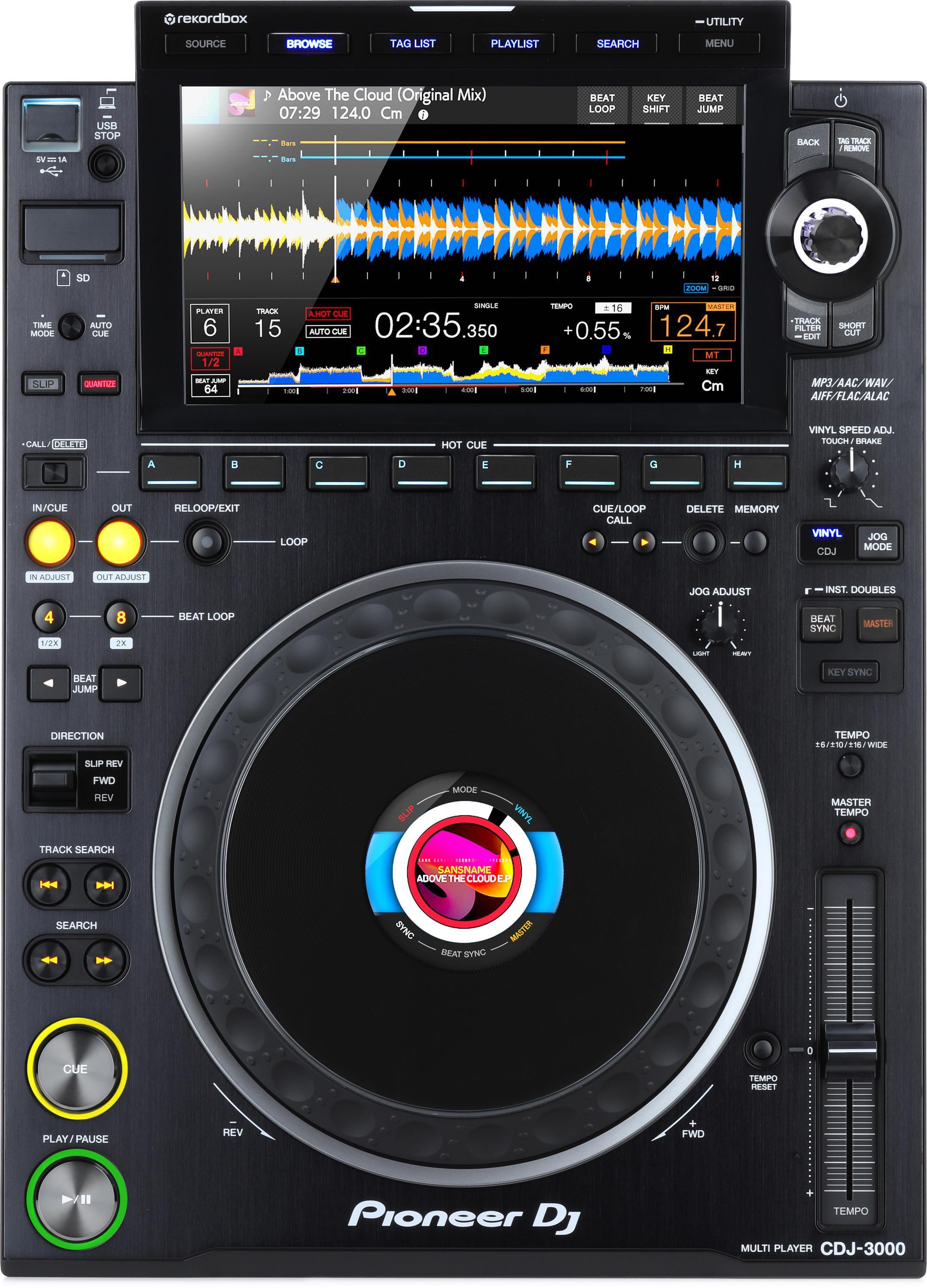 Pioneer DJ CDJ-3000 Professional DJ Media Player | Sweetwater
