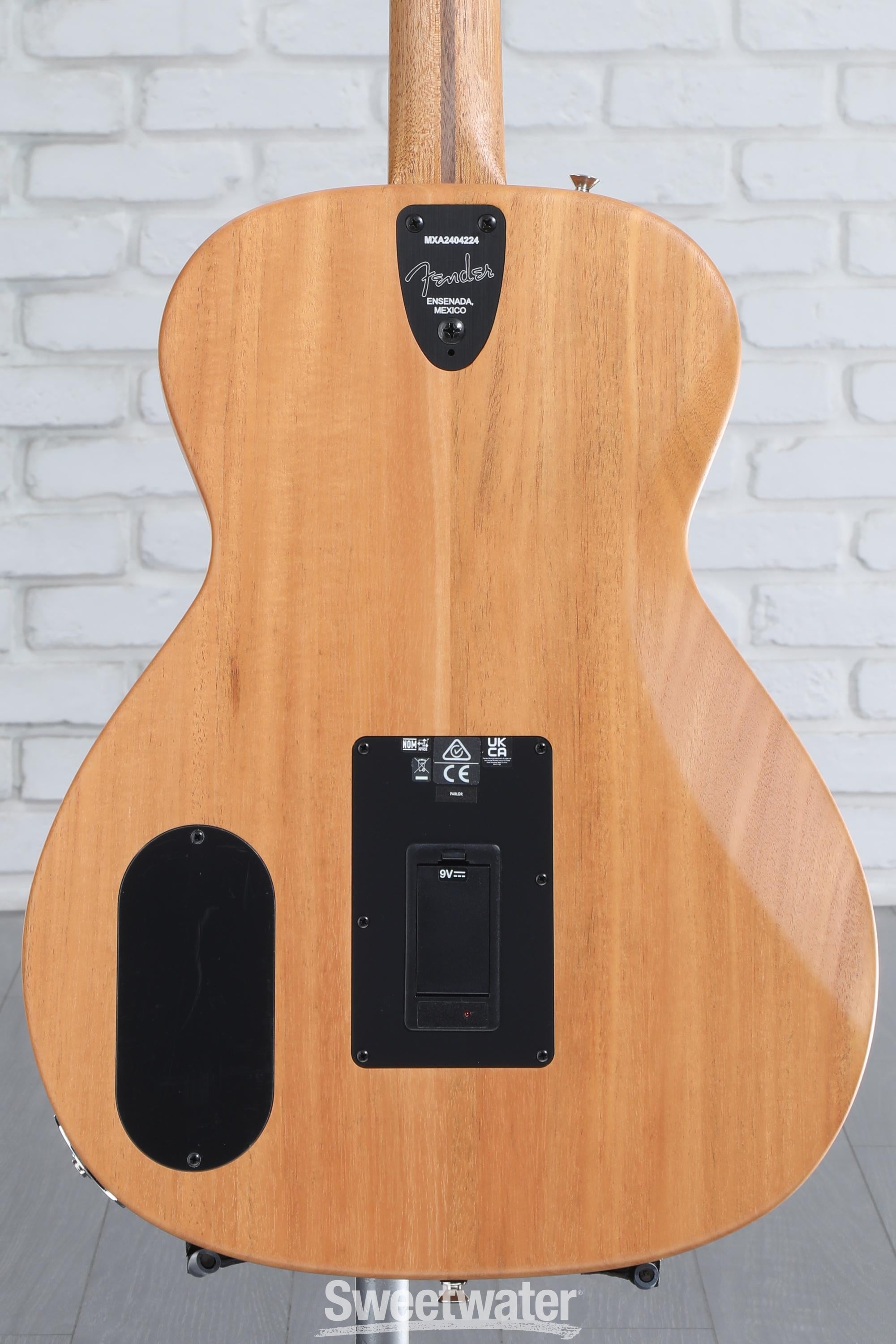 Fender Highway Series Parlor Acoustic-electric Guitar - Natural ...