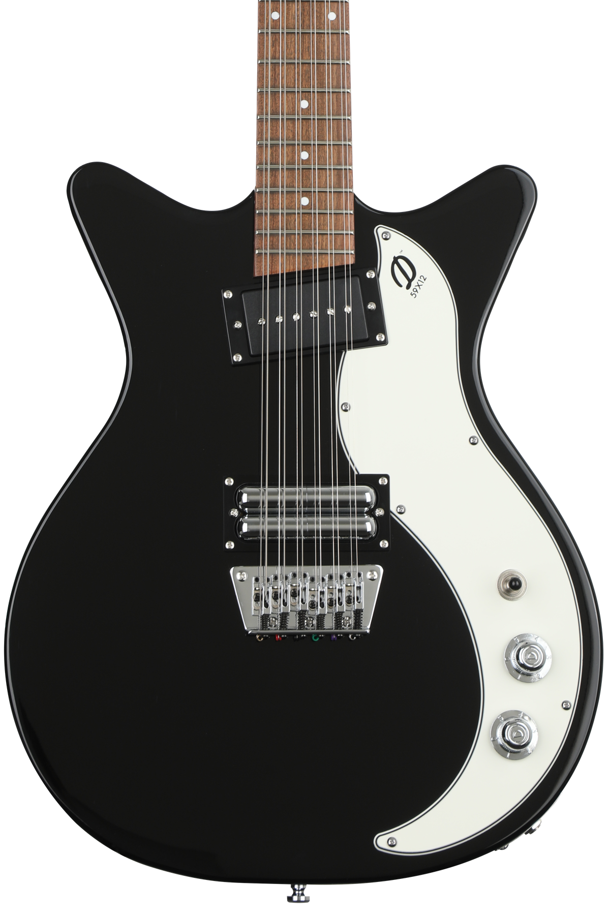 Danelectro 59X12 12-string Electric Guitar - Black | Sweetwater