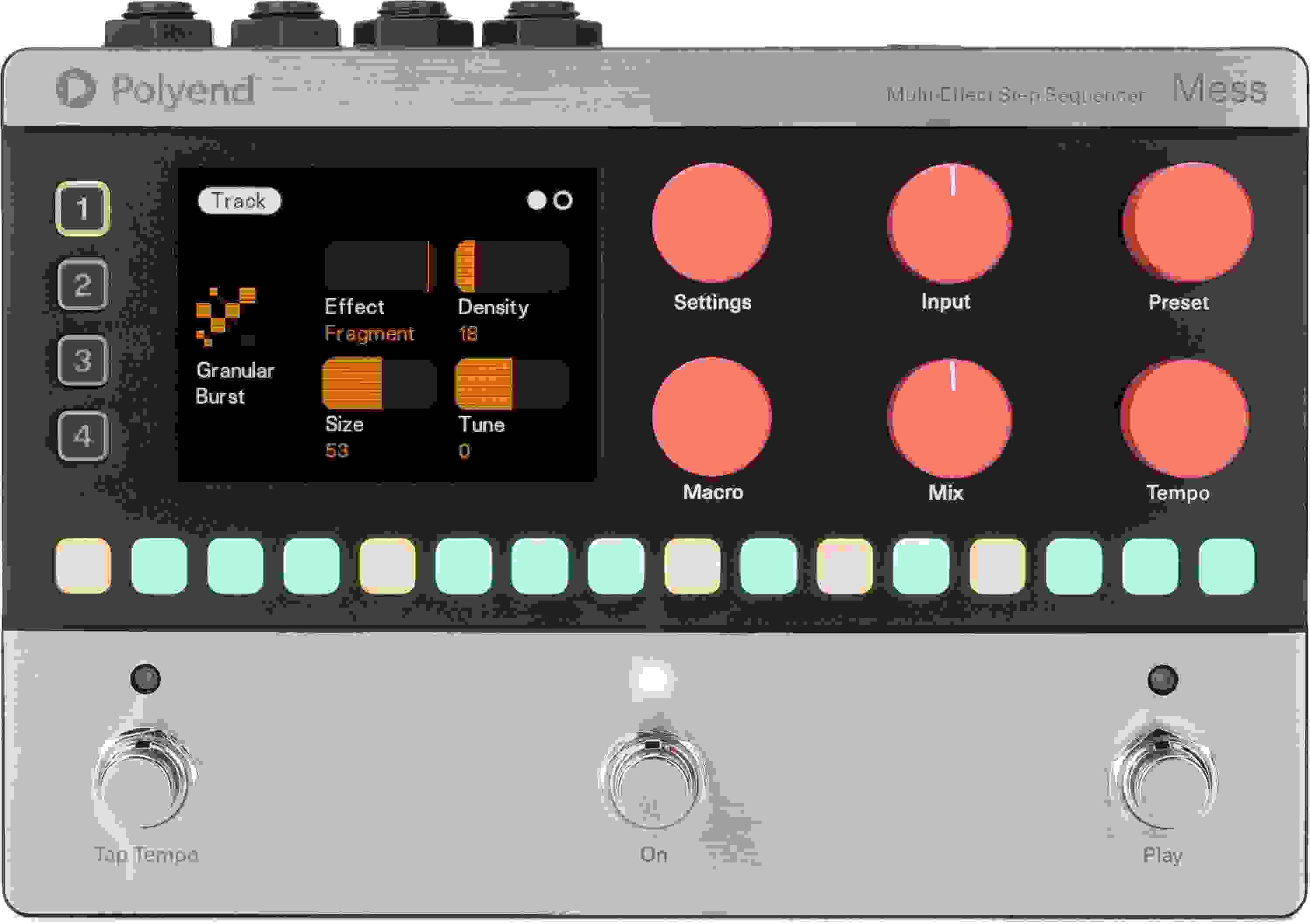 Polyend MESS Multi-effect Step Sequencer Pedal | Sweetwater