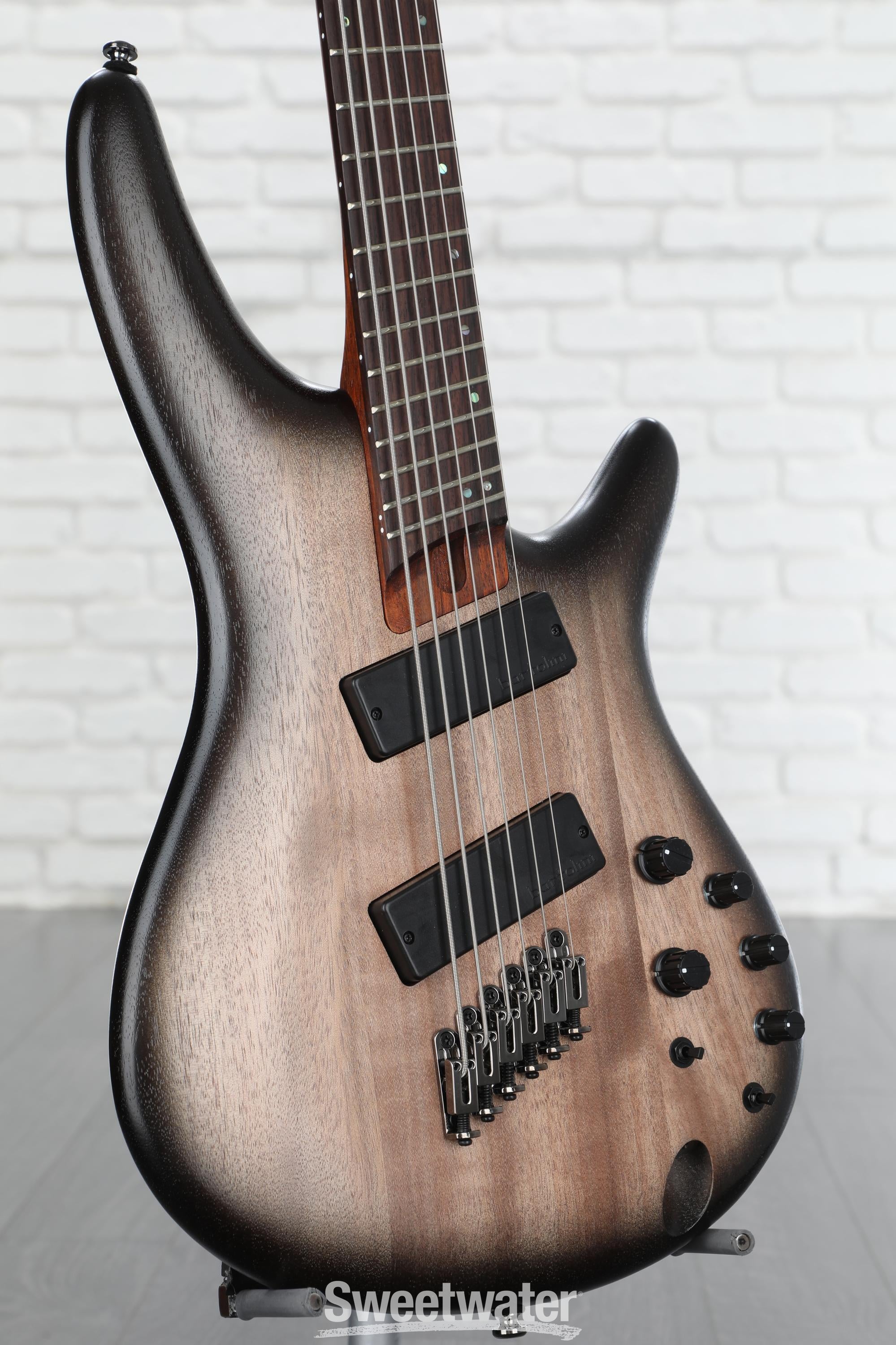 Ibanez Bass Workshop SRC6MS 6-string Multi-Scale Bass Guitar - Black ...