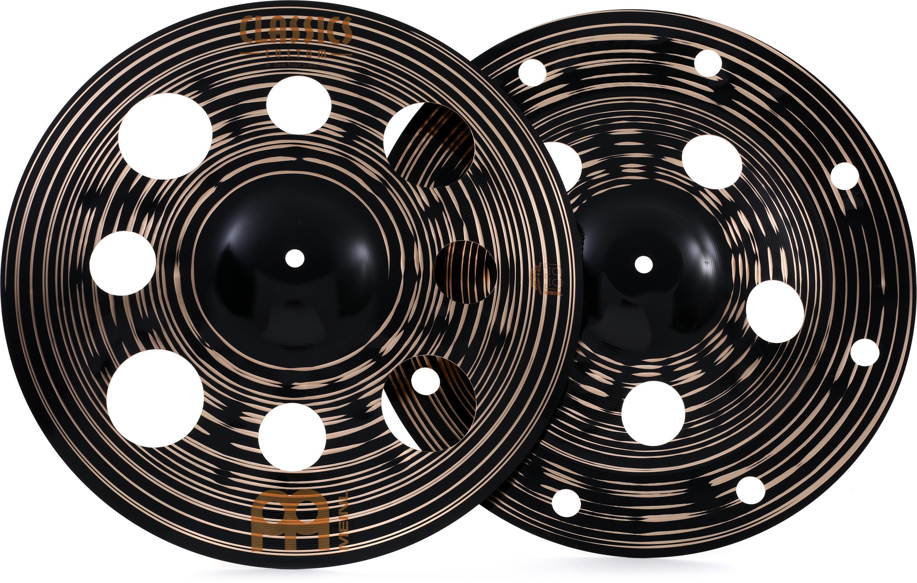 Meinl Cymbals 16-inch Classics Custom Dark Trash Stack Cymbals | Sweetwater