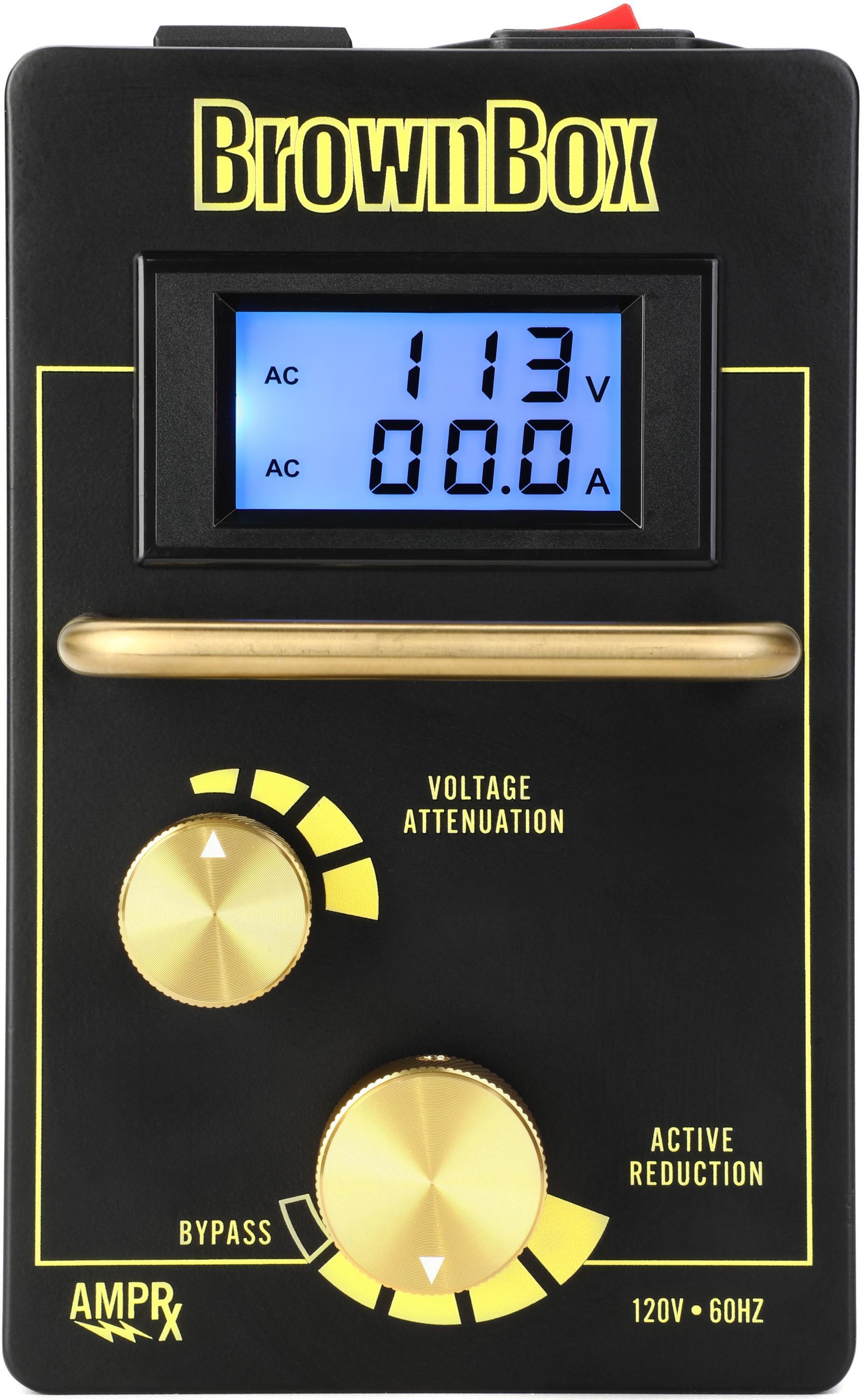 AmpRX BrownBox Tube Amplifier Input Voltage Attenuator - Black & Yellow ...