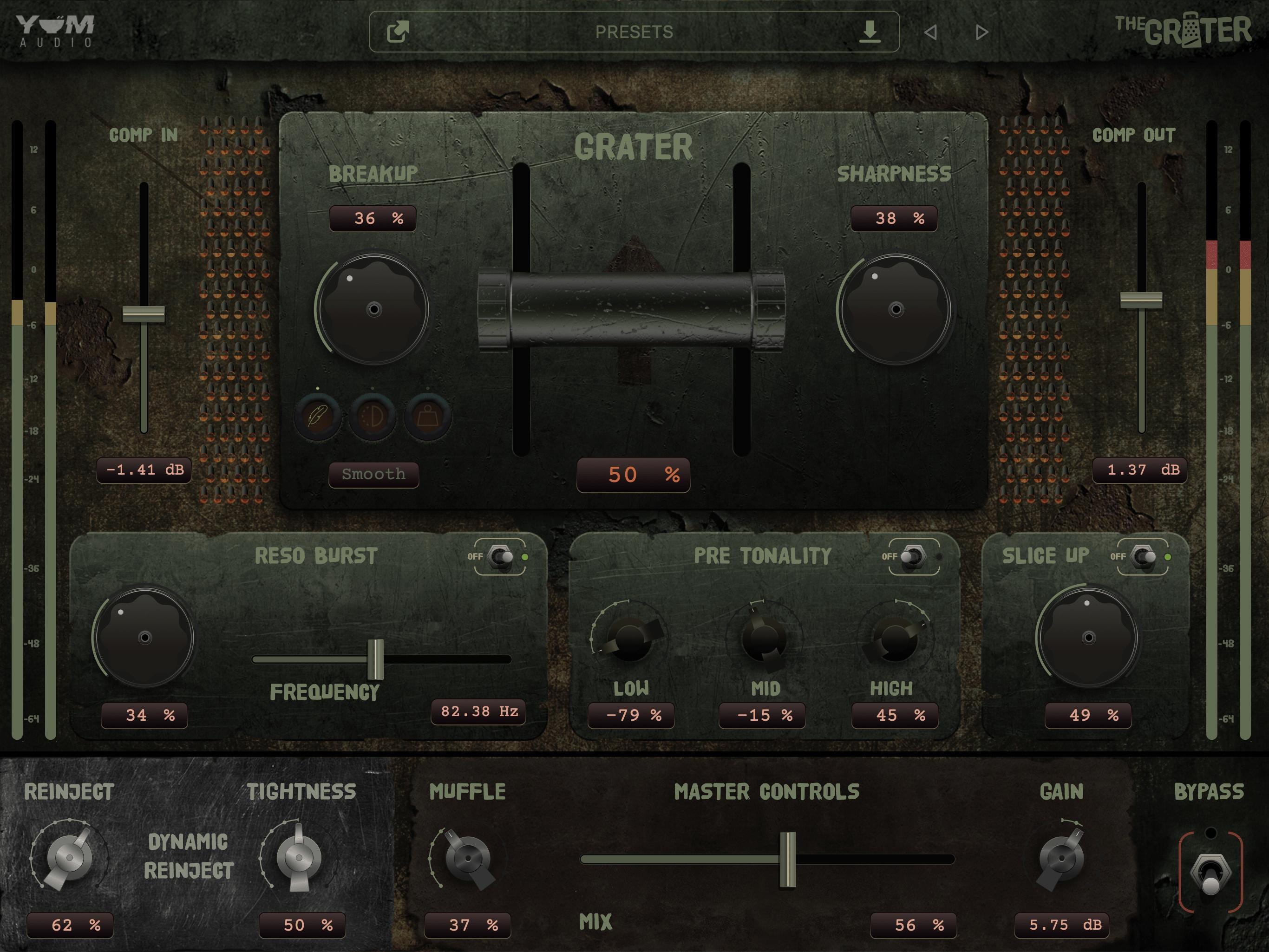 Yum Audio The Grater Extreme Doom Compressor Plug-in | Sweetwater