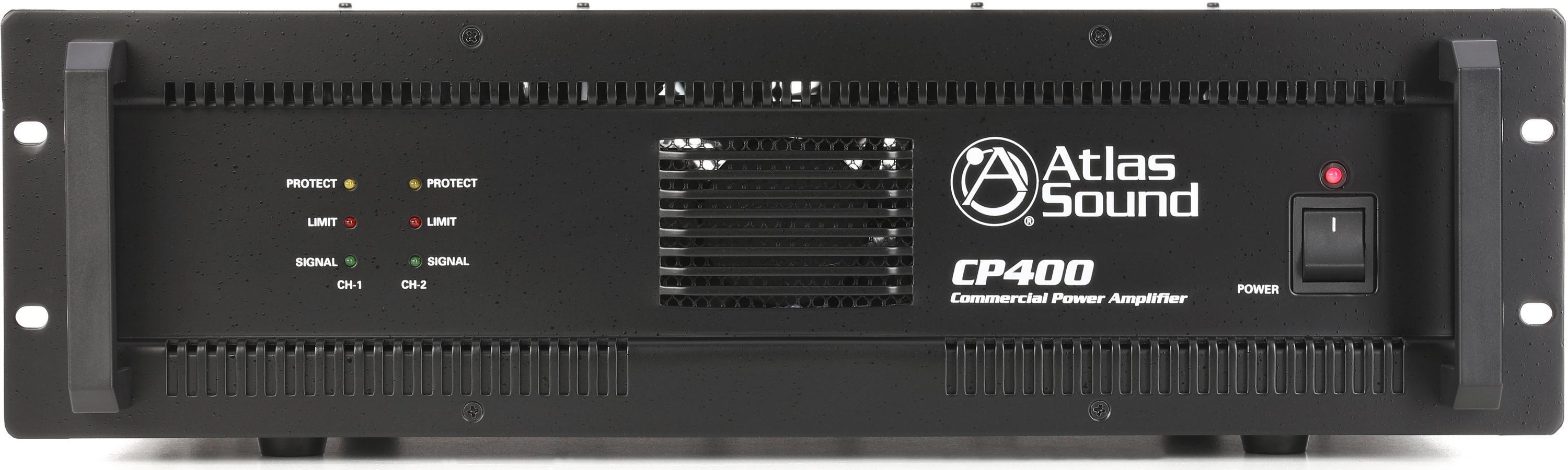 AtlasIED CP400 2-channel 400-watt Power Amp | Sweetwater