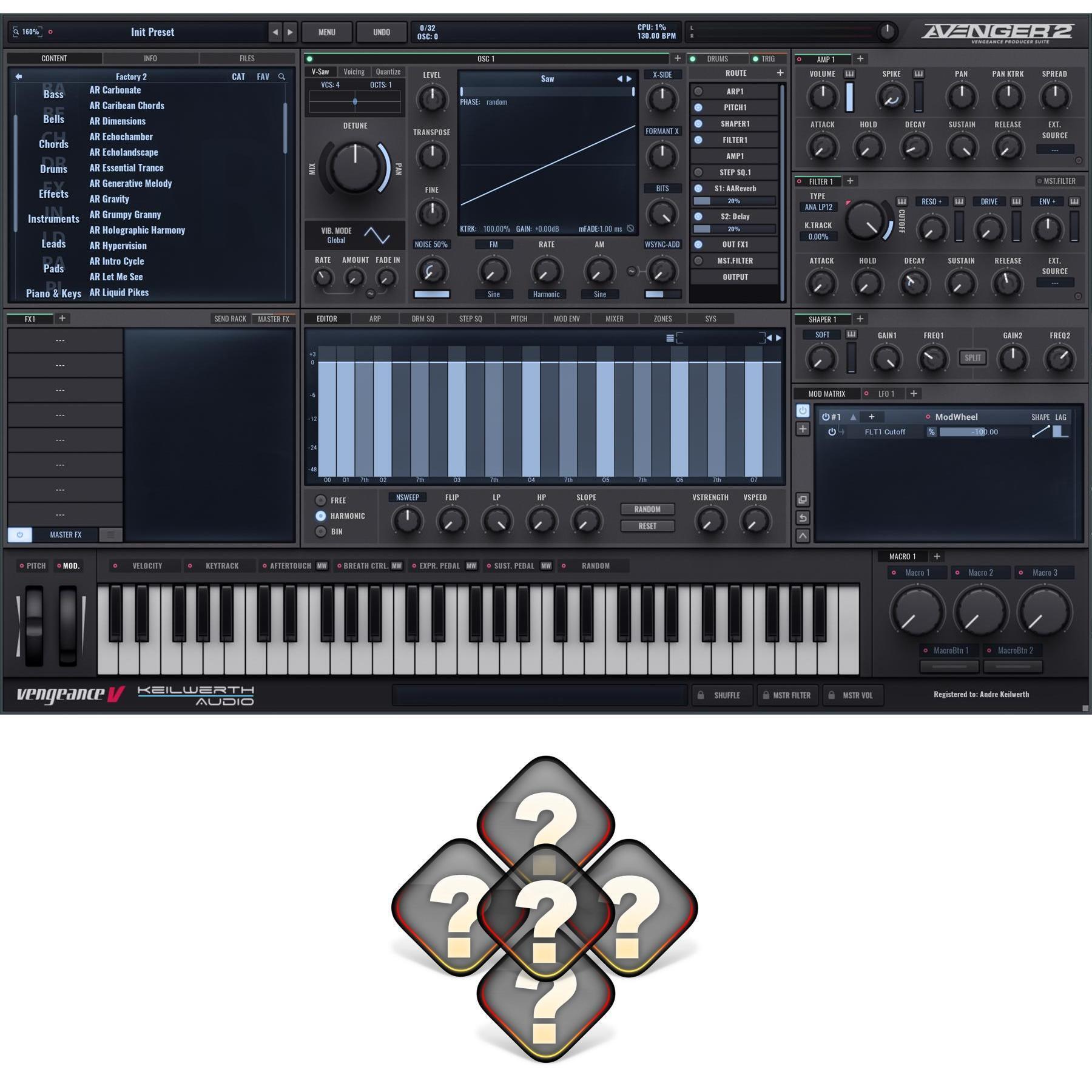 Vengeance-Sound VPS Avenger 2.0 Synthesizer and Expansion Pack Plug-in ...