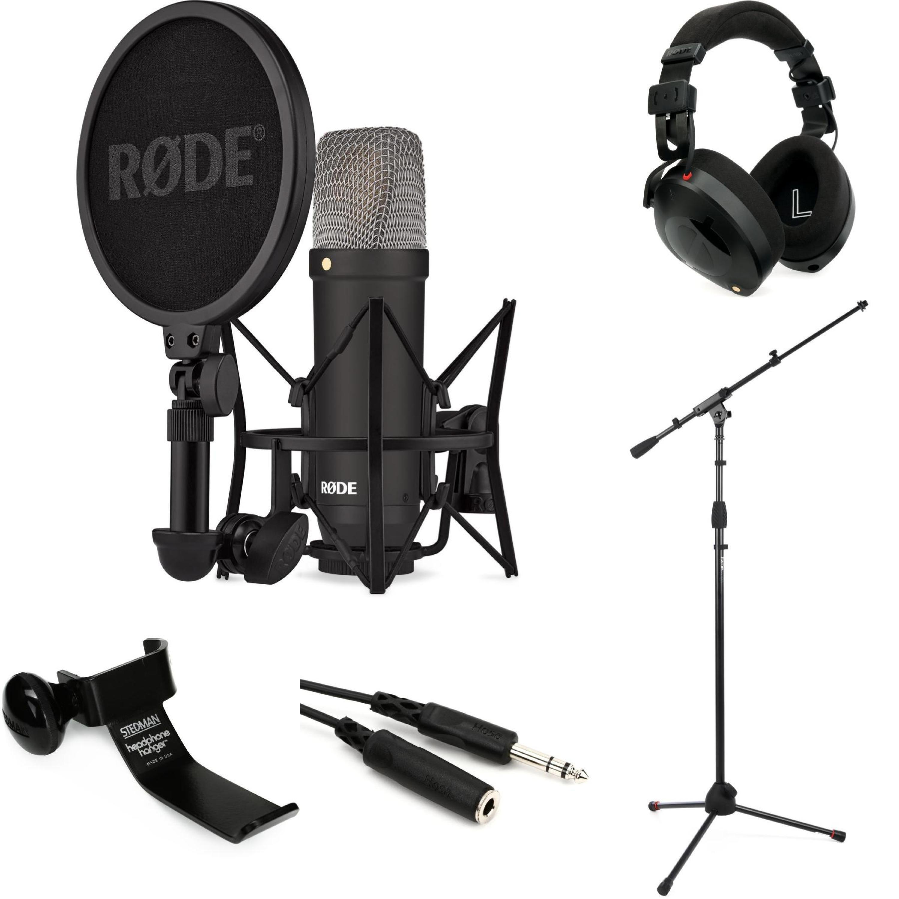 Rode NT1 Signature Series Condenser Microphone Vocalist Bundle - Black ...