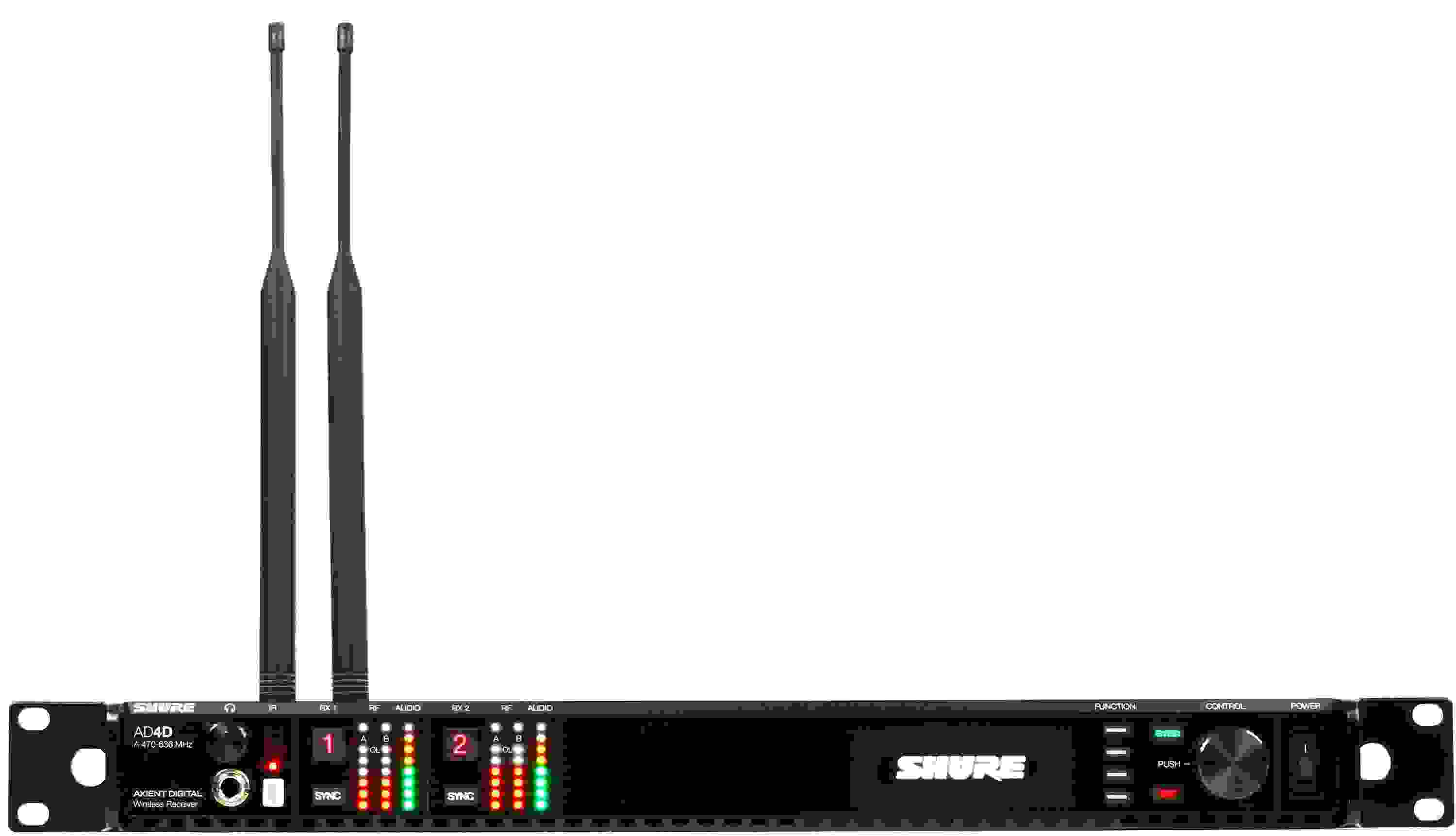 Shure AD4D Two-channel Digital Wireless Receiver | Sweetwater