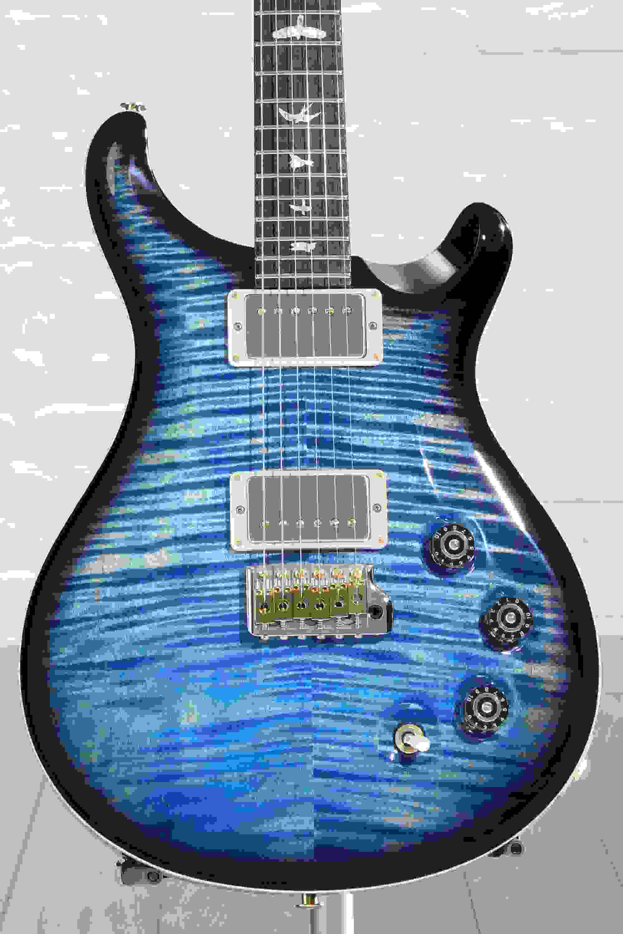 PRS DGT Electric Guitar - Faded Blue Jean Smokeburst, 10-Top | Sweetwater