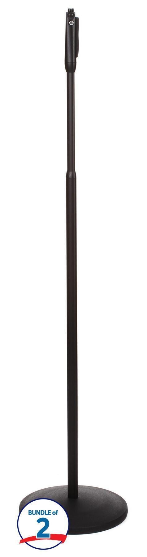 K&M 26200 Elegance One-hand Microphone Stand (2 Pack) | Sweetwater