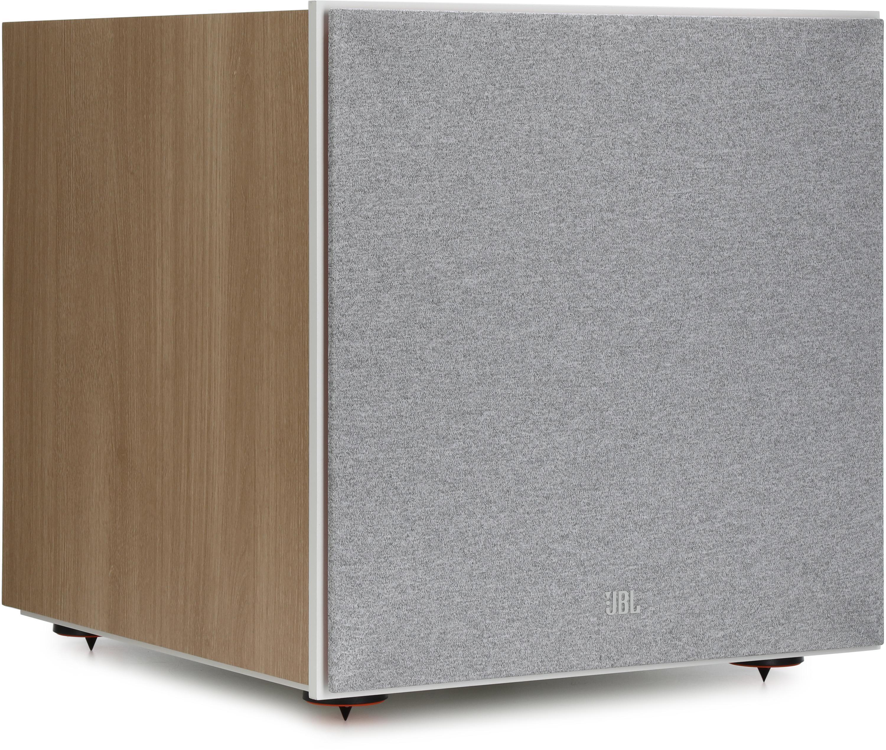JBL Stage 220P 12-inch Powered Subwoofer - Latte | Sweetwater