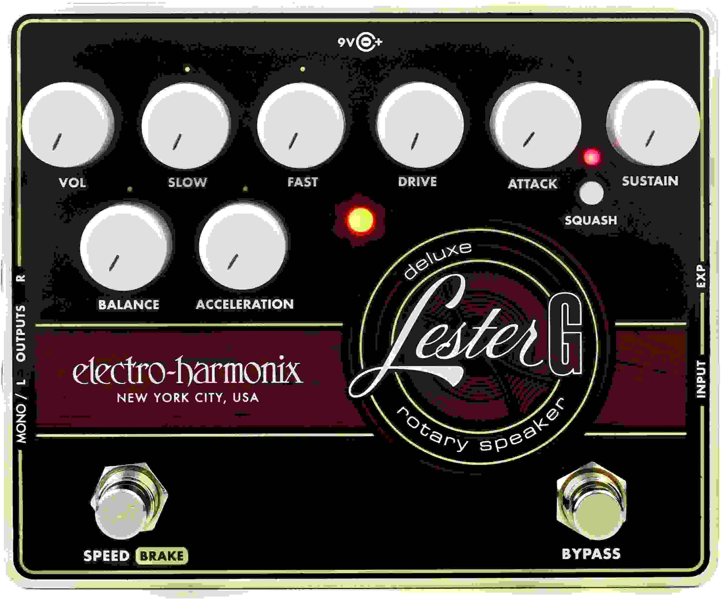 Electro-Harmonix Lester-G Deluxe Rotary Speaker Pedal | Sweetwater