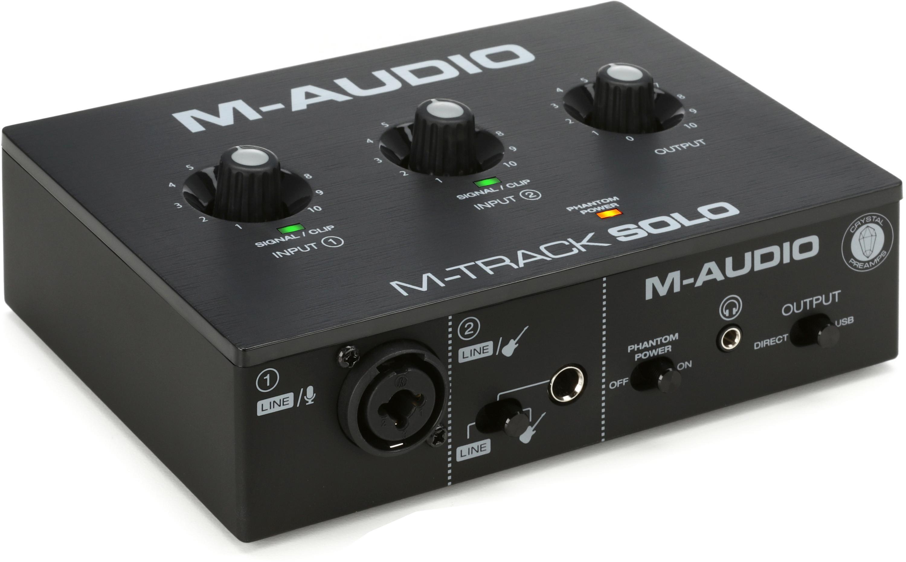 M-Audio M-Track Solo USB Audio Interface | Sweetwater