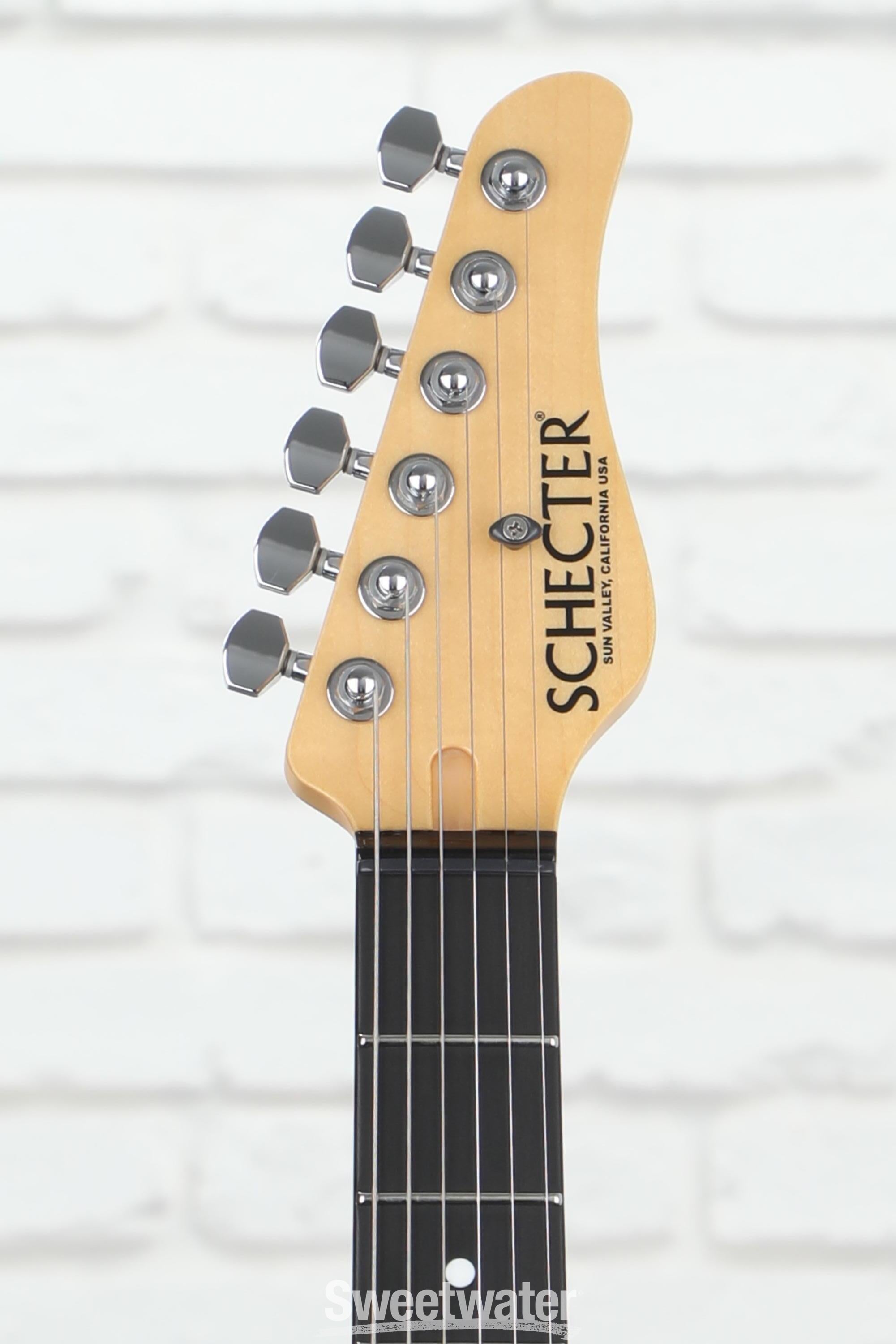 Schecter USA PT Custom - Charcoal Grey with Racing Stripe | Sweetwater