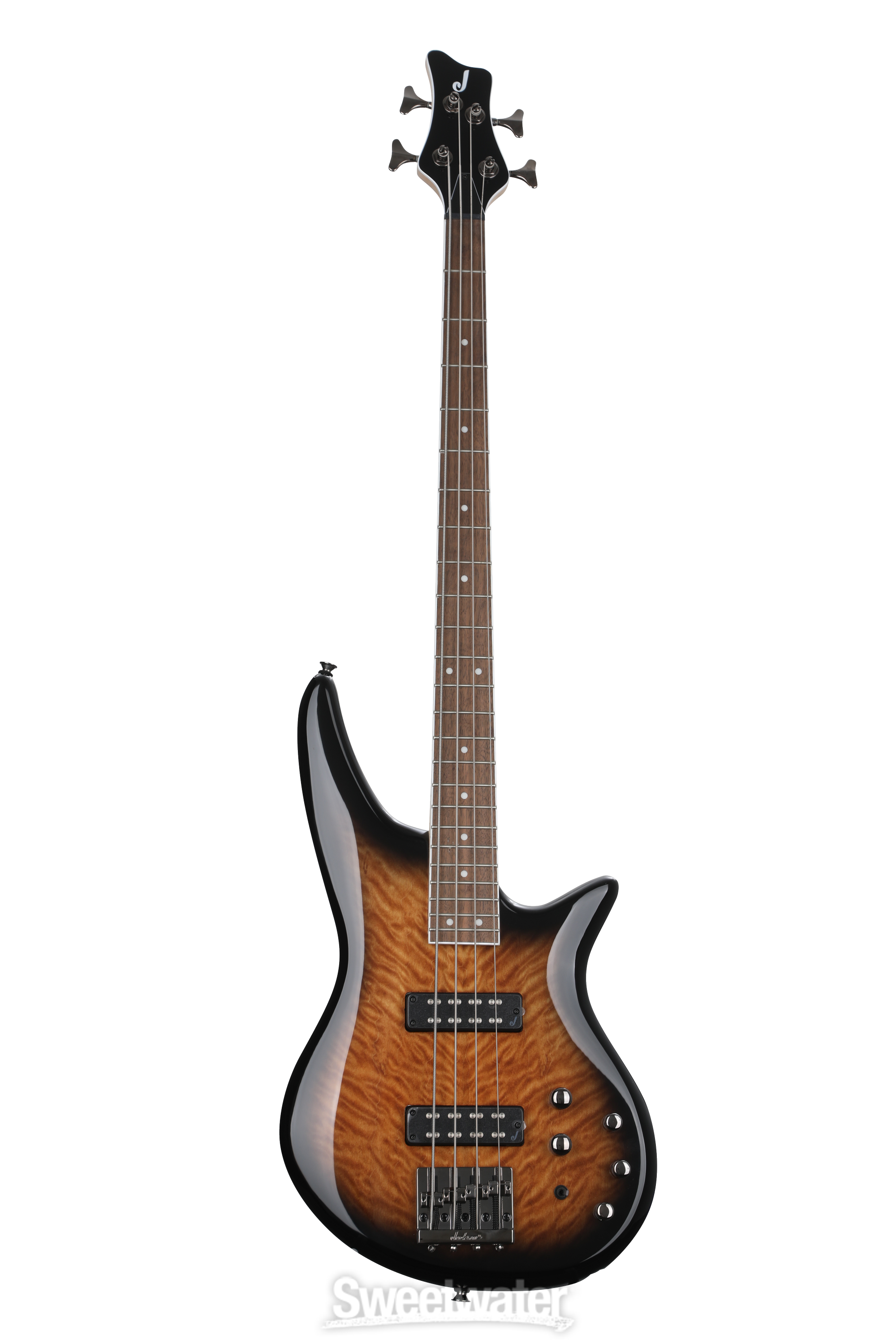 Jackson Spectra JS3Q Bass Guitar - Dark Sunburst | Sweetwater