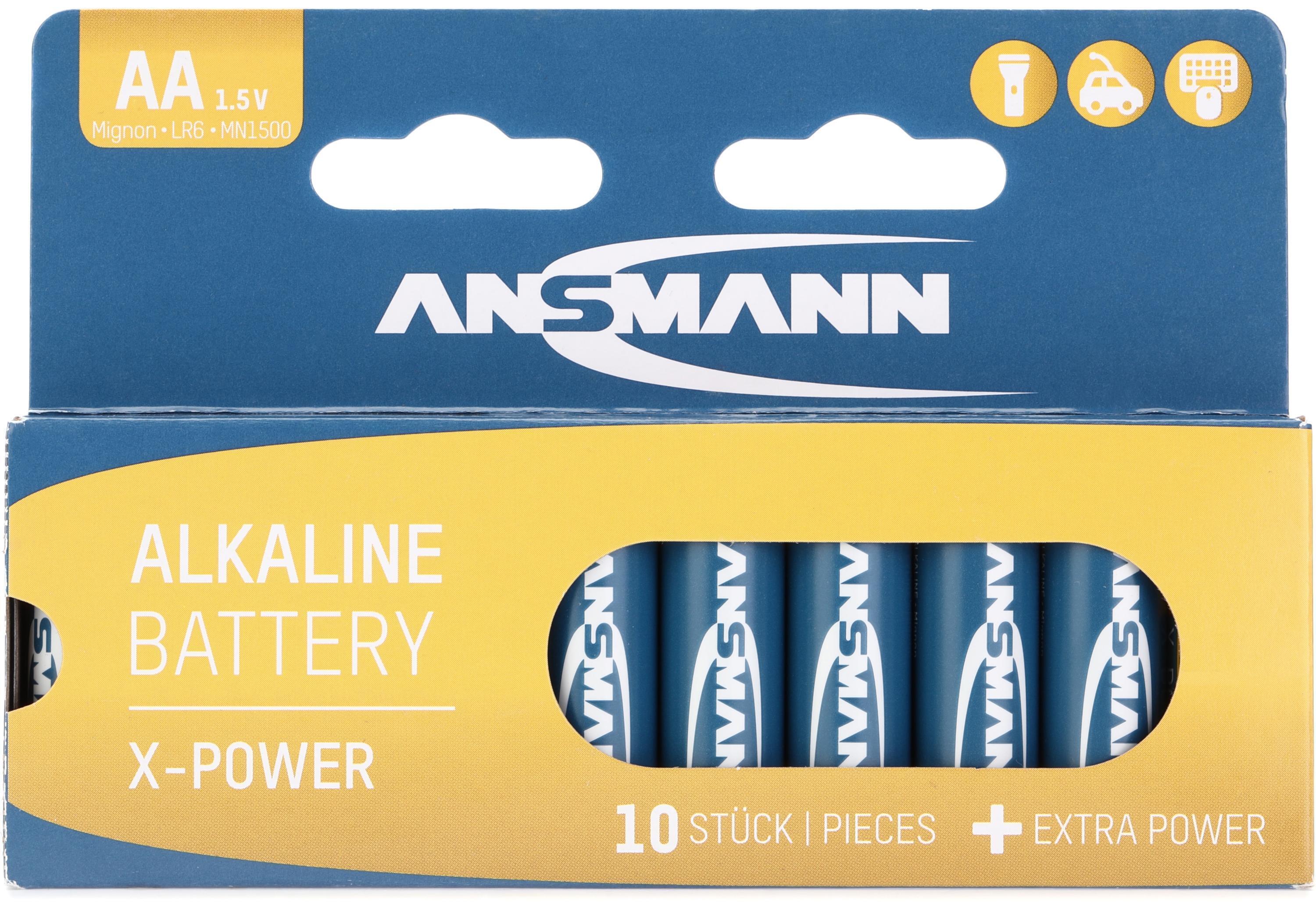 Ansmann X-Power Alkaline Batteries - 10-pack | Sweetwater