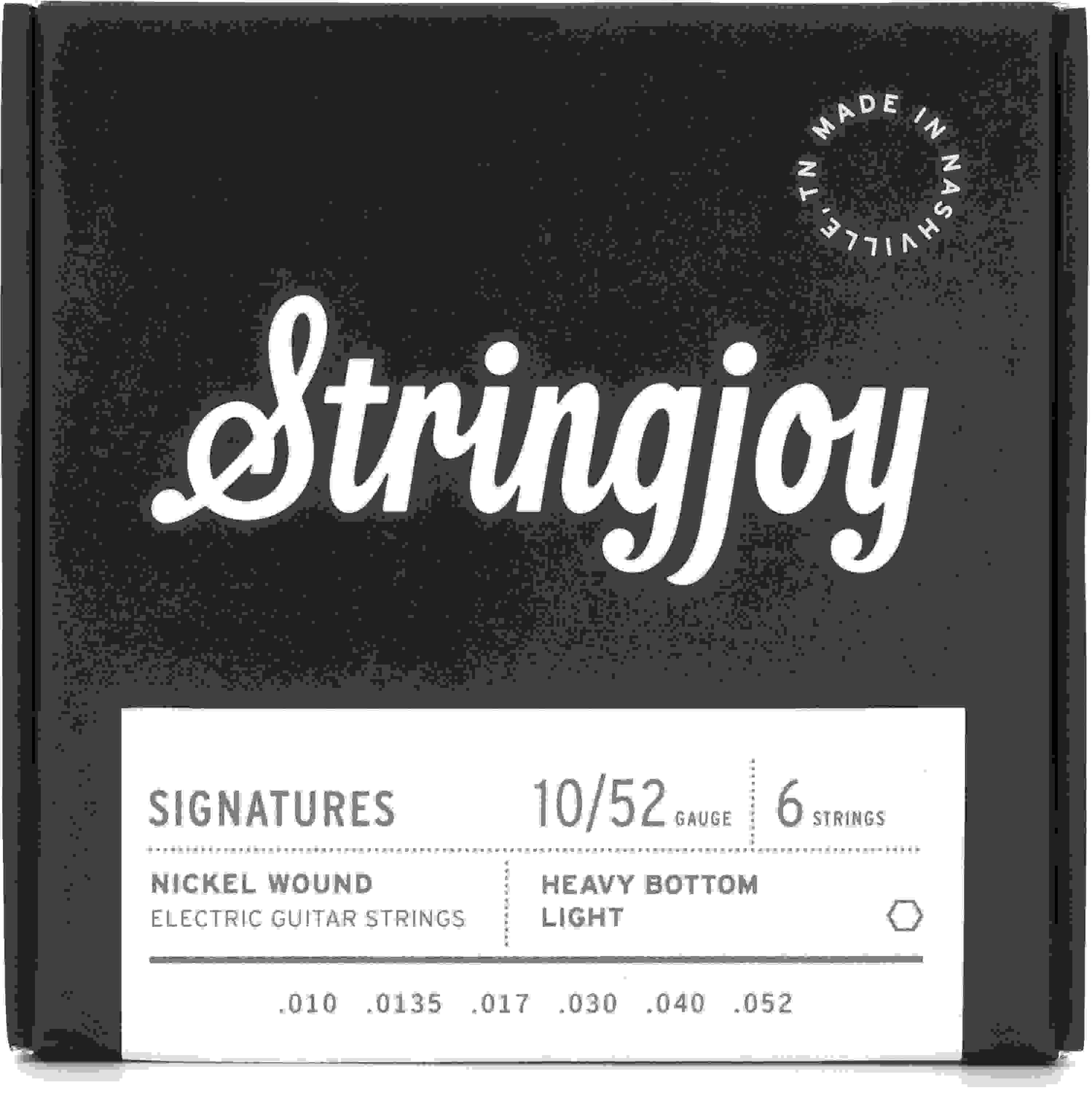 Stringjoy Signatures Nickel-wound Heavy Bottom Electric Guitar Strings ...