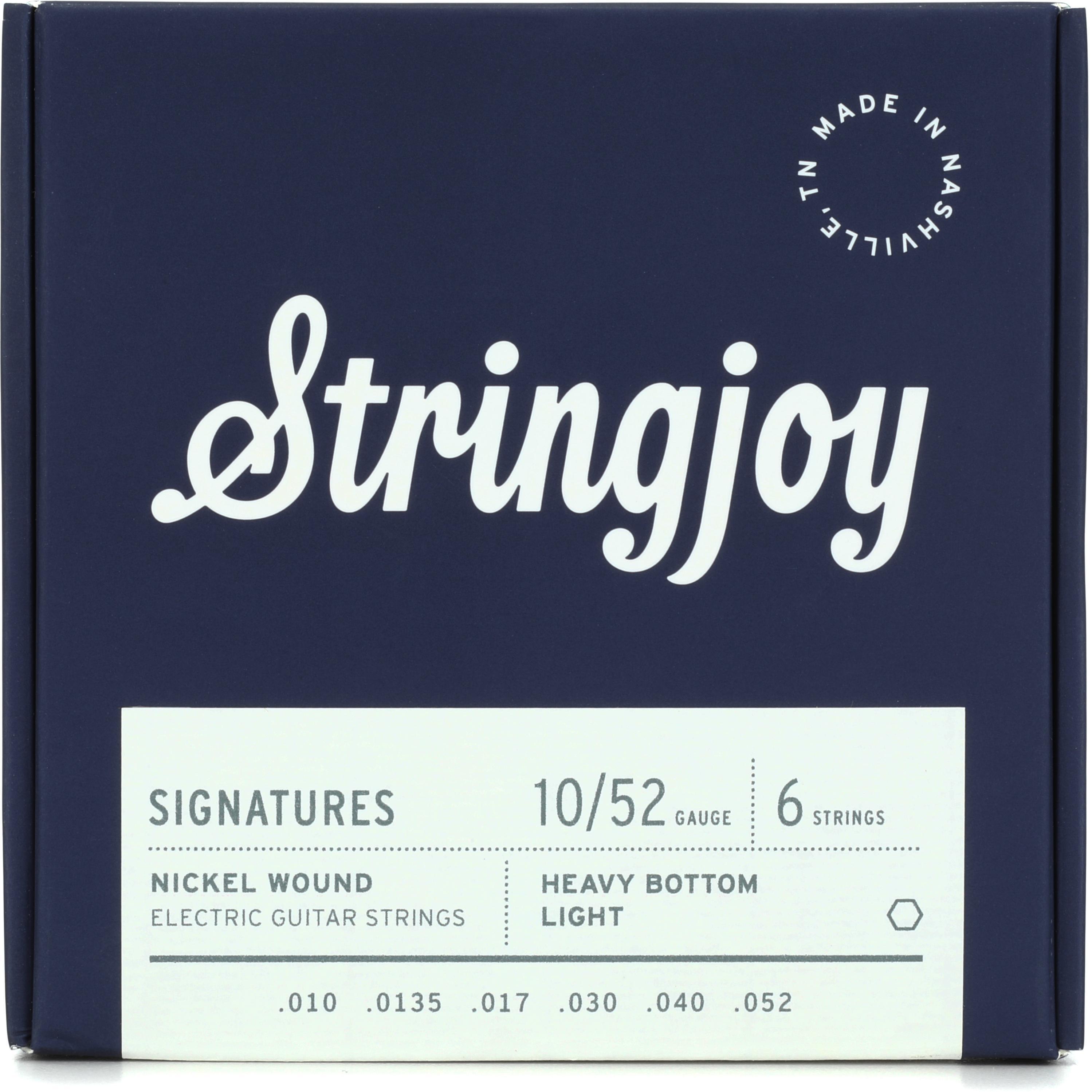 Stringjoy Signatures Nickel-wound Heavy Bottom Electric Guitar Strings ...