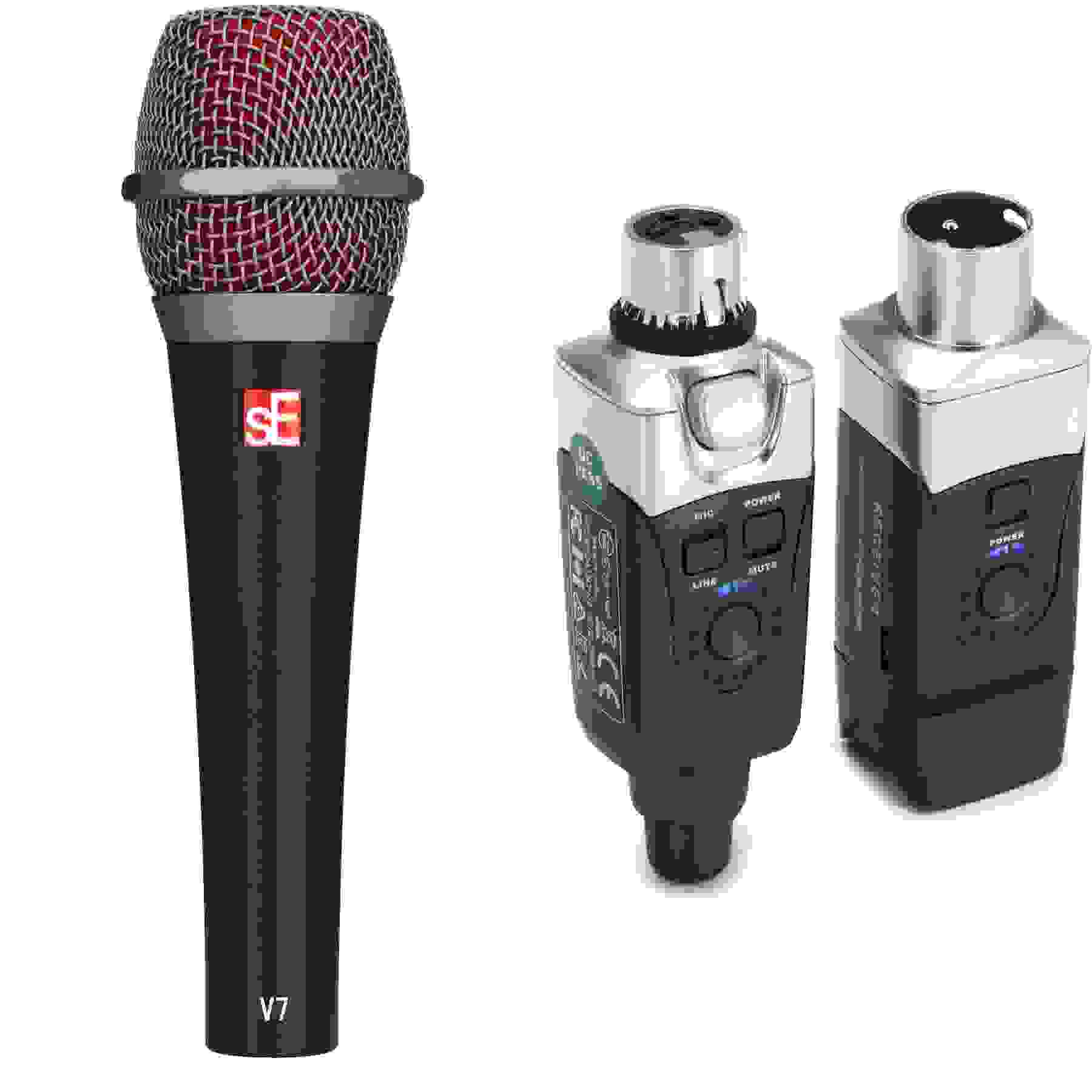 sE Electronics V7 Supercardioid Dynamic Handheld Vocal Microphone and ...