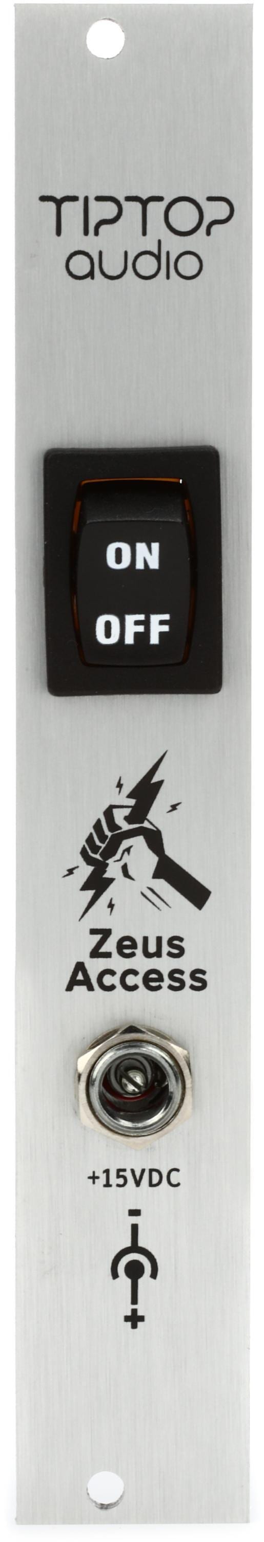 Tiptop Audio Zeus Access - Power Switch for ZEUS Power systems | Sweetwater