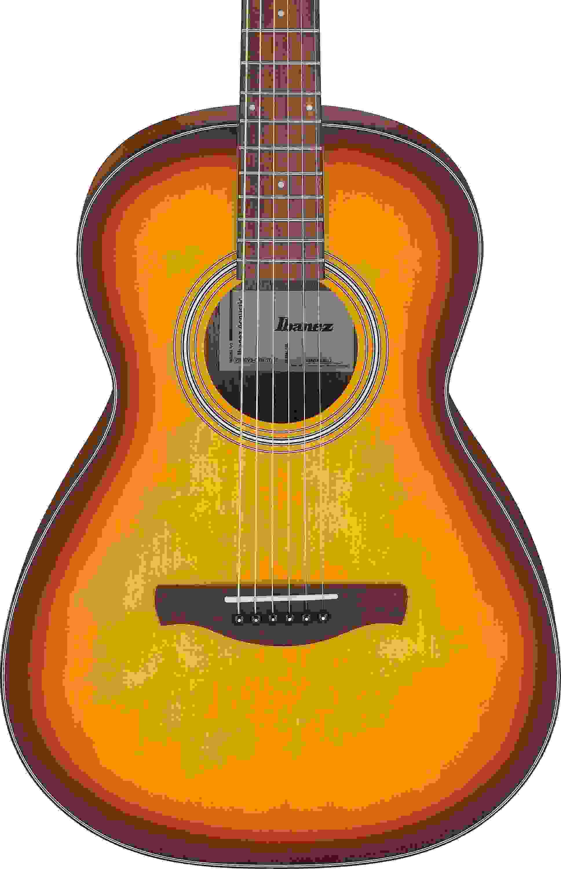 Ibanez PN50 Acoustic Guitar - Open-pore Brown Sunburst, Dent and ...