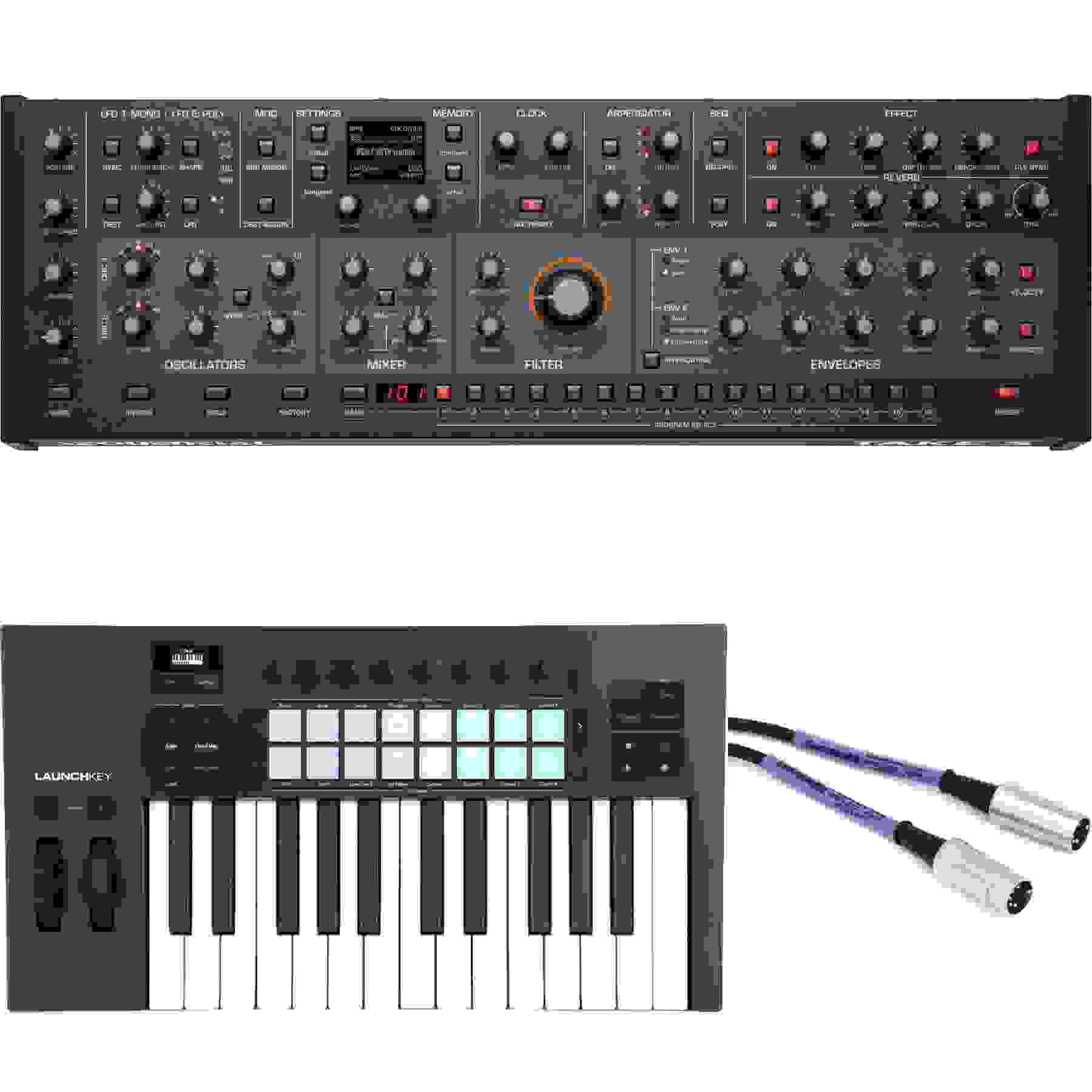 Sequential Take 5 Polyphonic Desktop Synthesizer Module with Keyboard Controller | Sweetwater