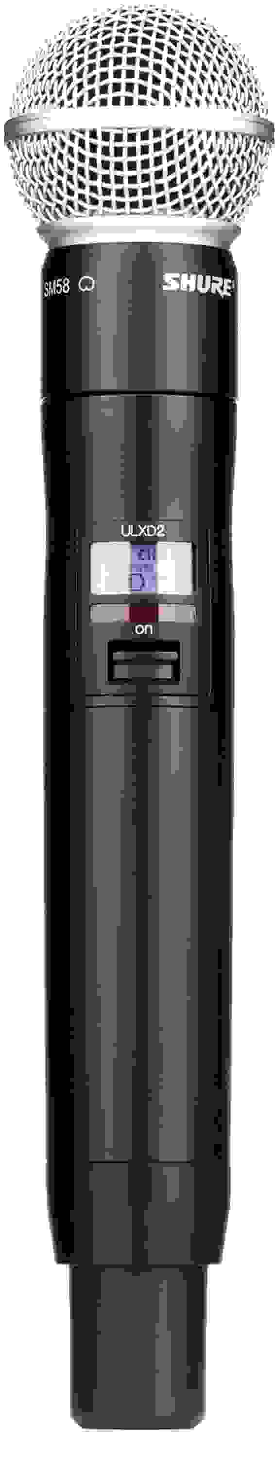 Shure ULXD2/SM58 Wireless Handheld Microphone Transmitter - V50 Band | Sweetwater