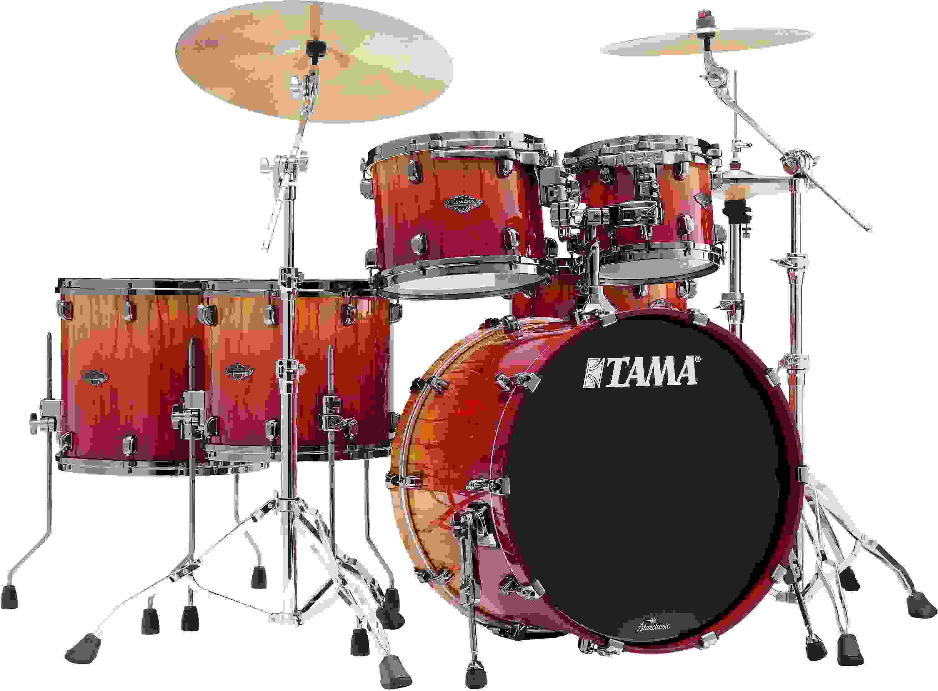Tama Starclassic Walnut/Birch 5-piece Shell Pack - Vermillion Bosse ...