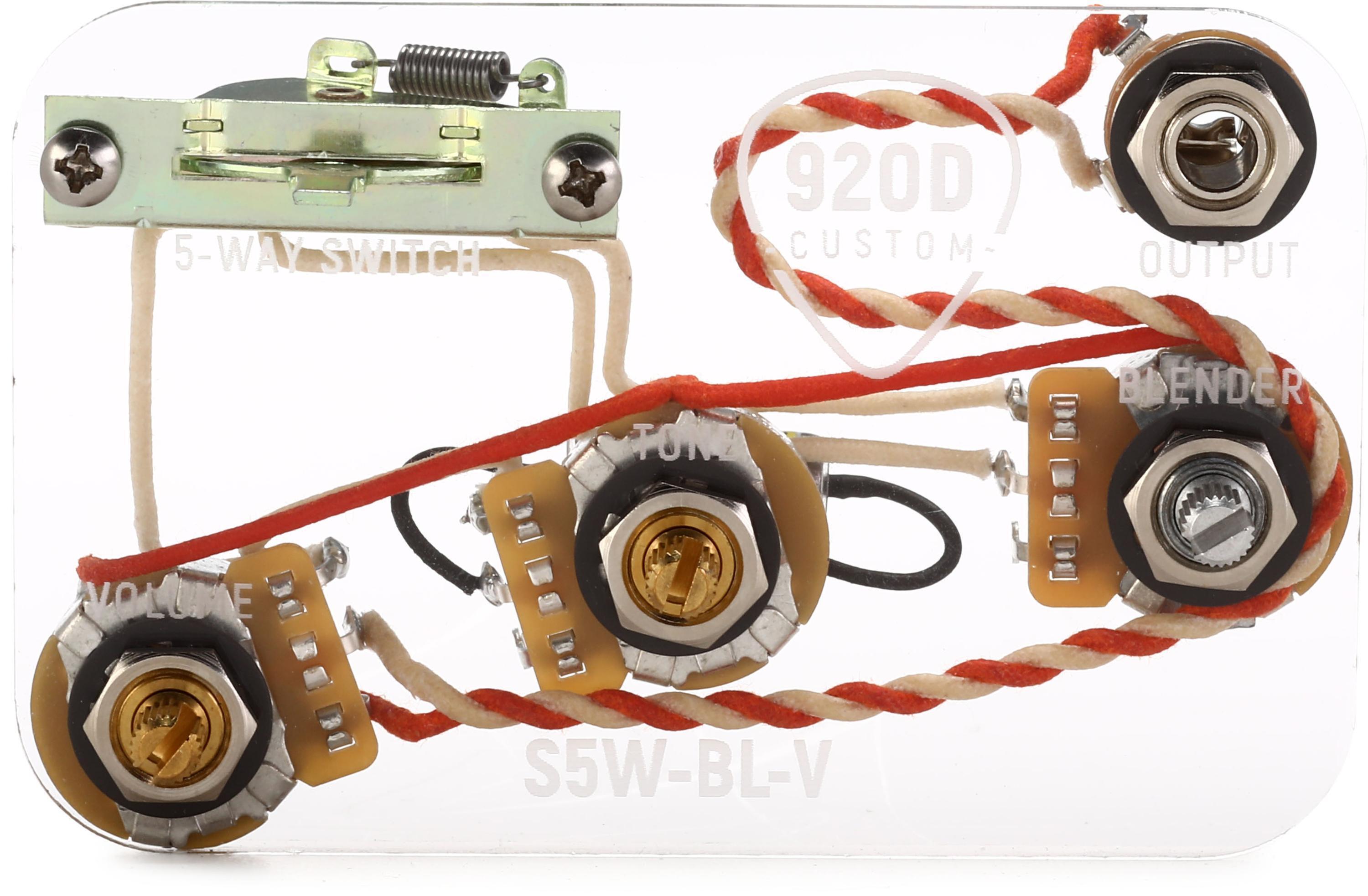 920D Custom S5W-BL-V S5W Blender Pot Wiring Upgrade | Sweetwater