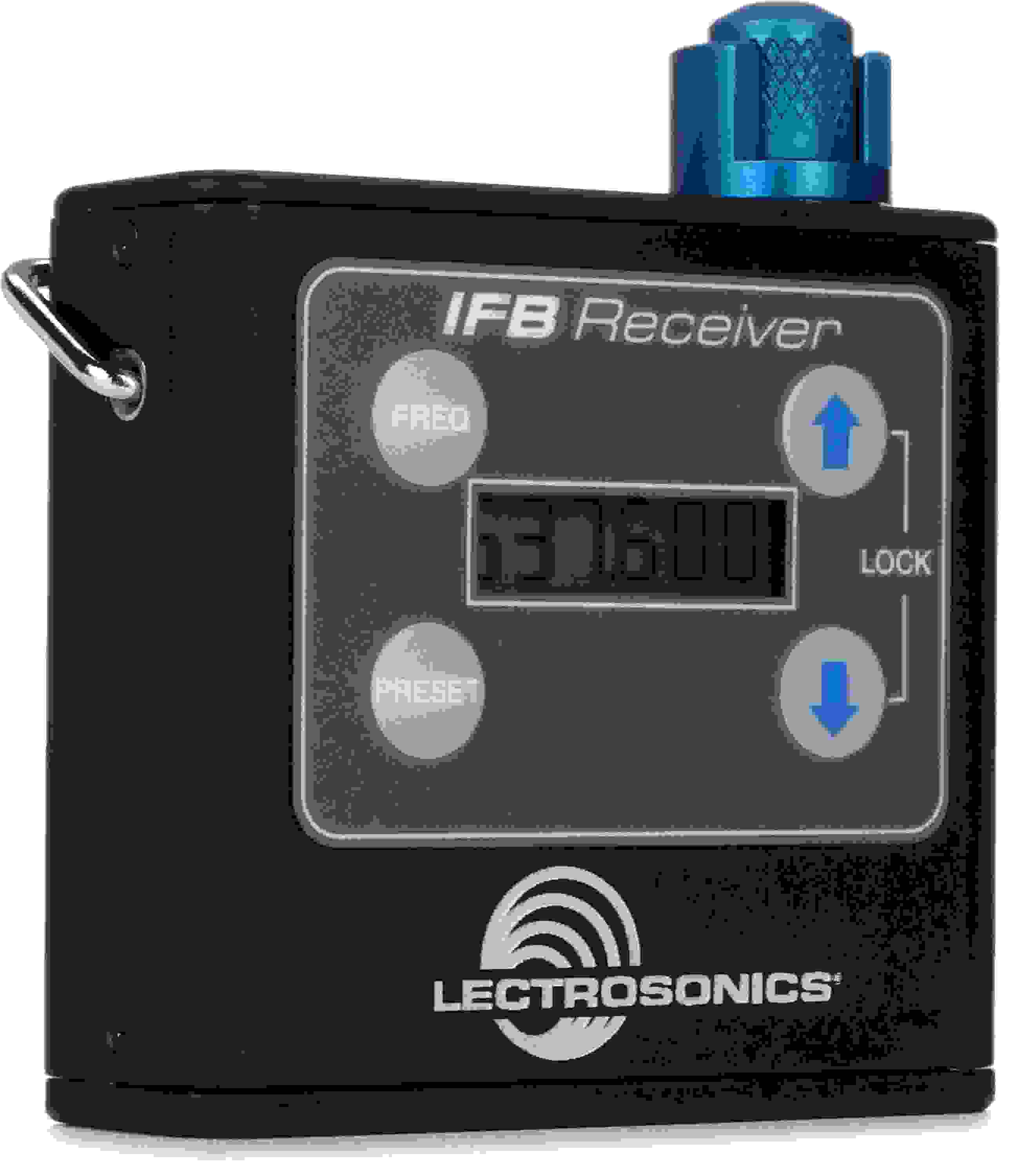 Lectrosonics IFBR1B UHF Multi-Frequency Belt-Pack IFB Receiver - B1 ...
