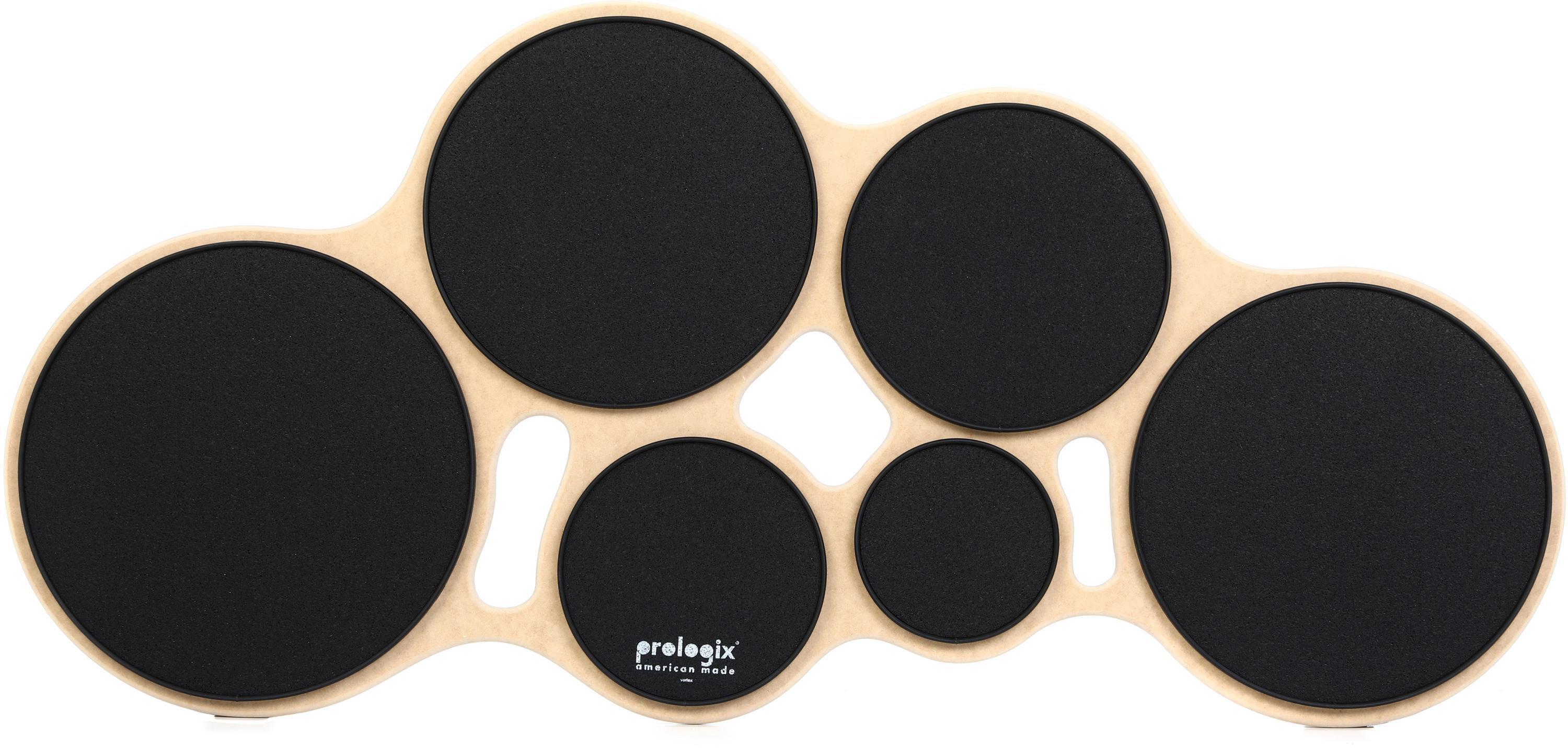 Prologix Percussion Midnight Vortex Pro Tenor Practice Pad - 6/8/10/12 ...