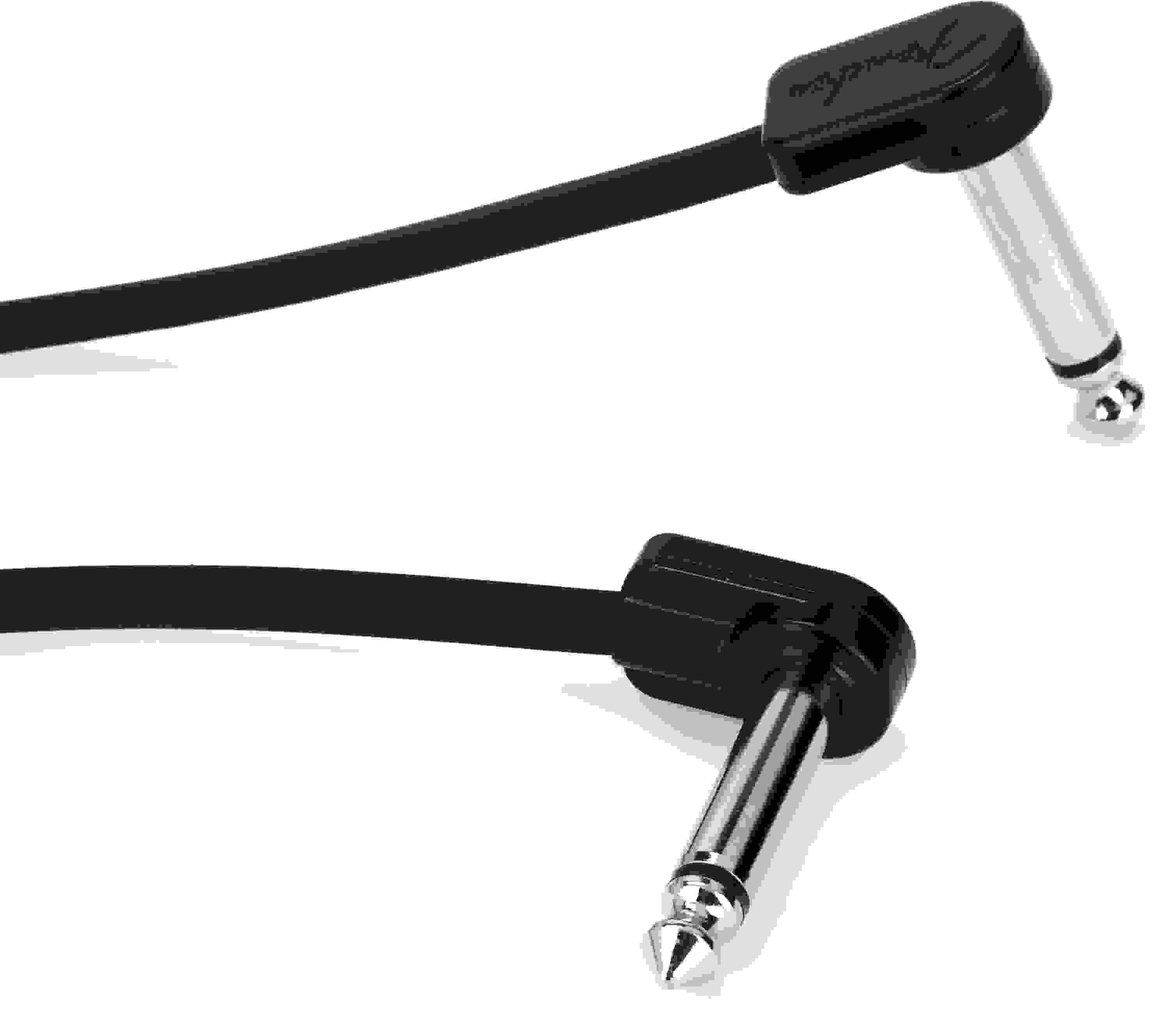 Fender Blockchain Patch Cable Kit - Right Angle to Right Angle - Small, Black | Sweetwater