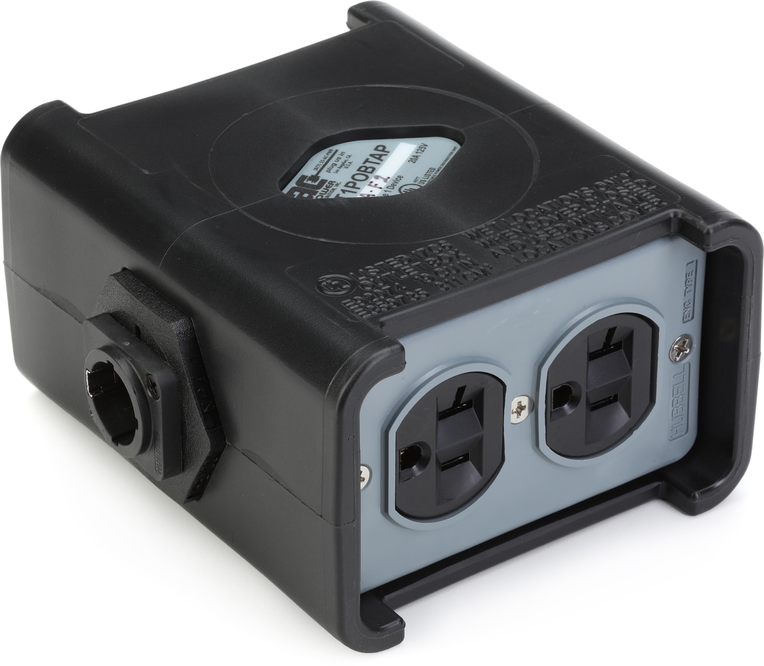 Pro Co ACPT1POBTAPAF2 True1-in Loop-thru Dual Duplex Portable Outlet ...