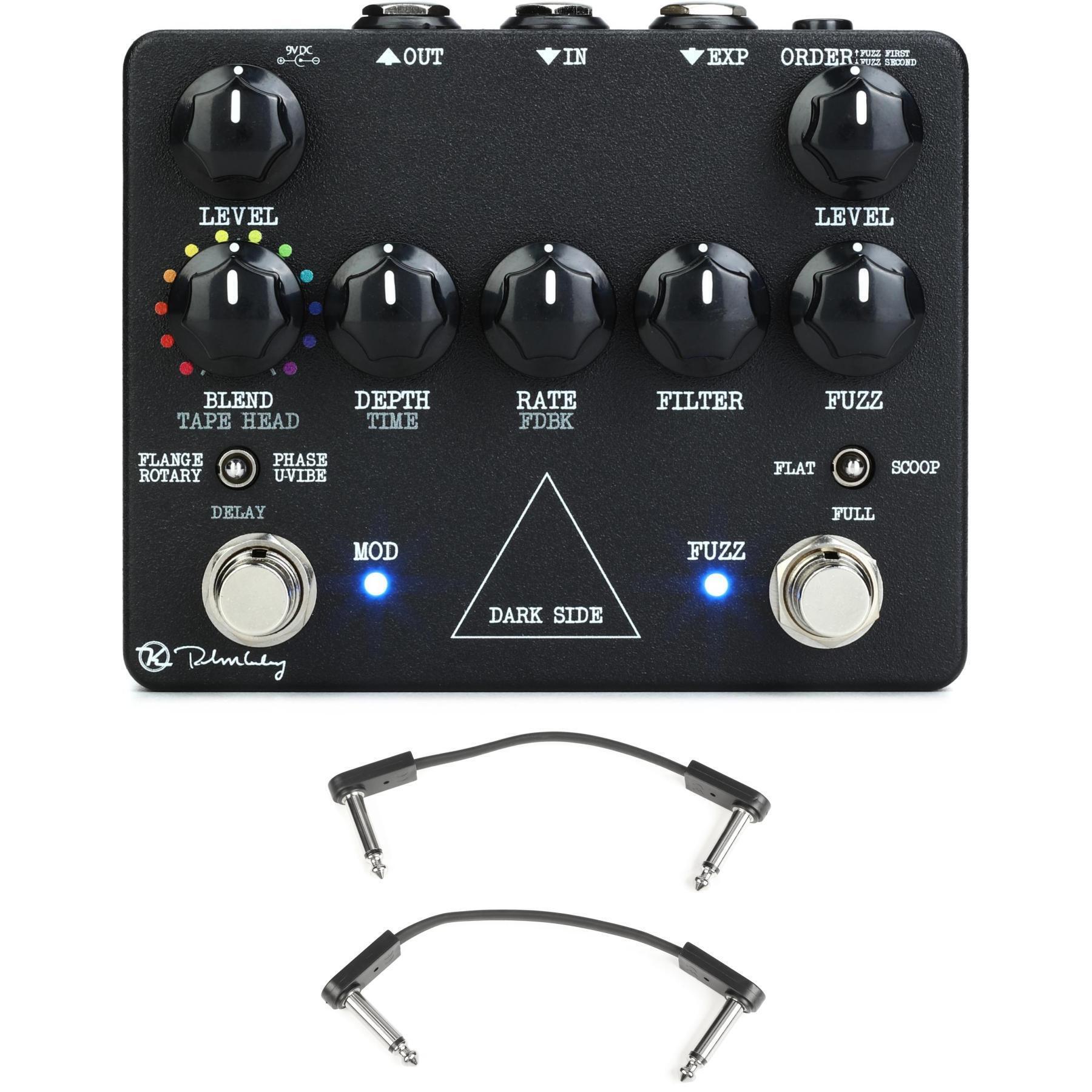 Keeley Dark Side Workstation Multi-effects Pedal with EBS Patch Cables ...