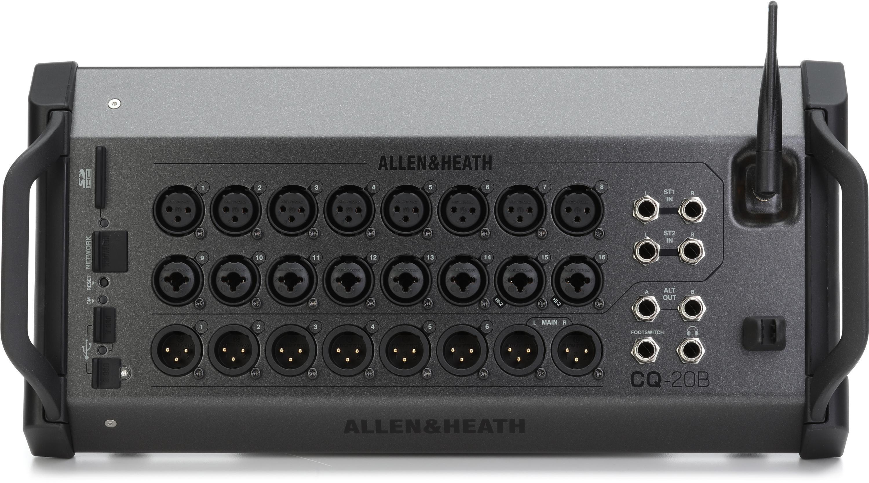 Allen & Heath CQ-20B 20-channel Rackmounted Digital Mixer | Sweetwater