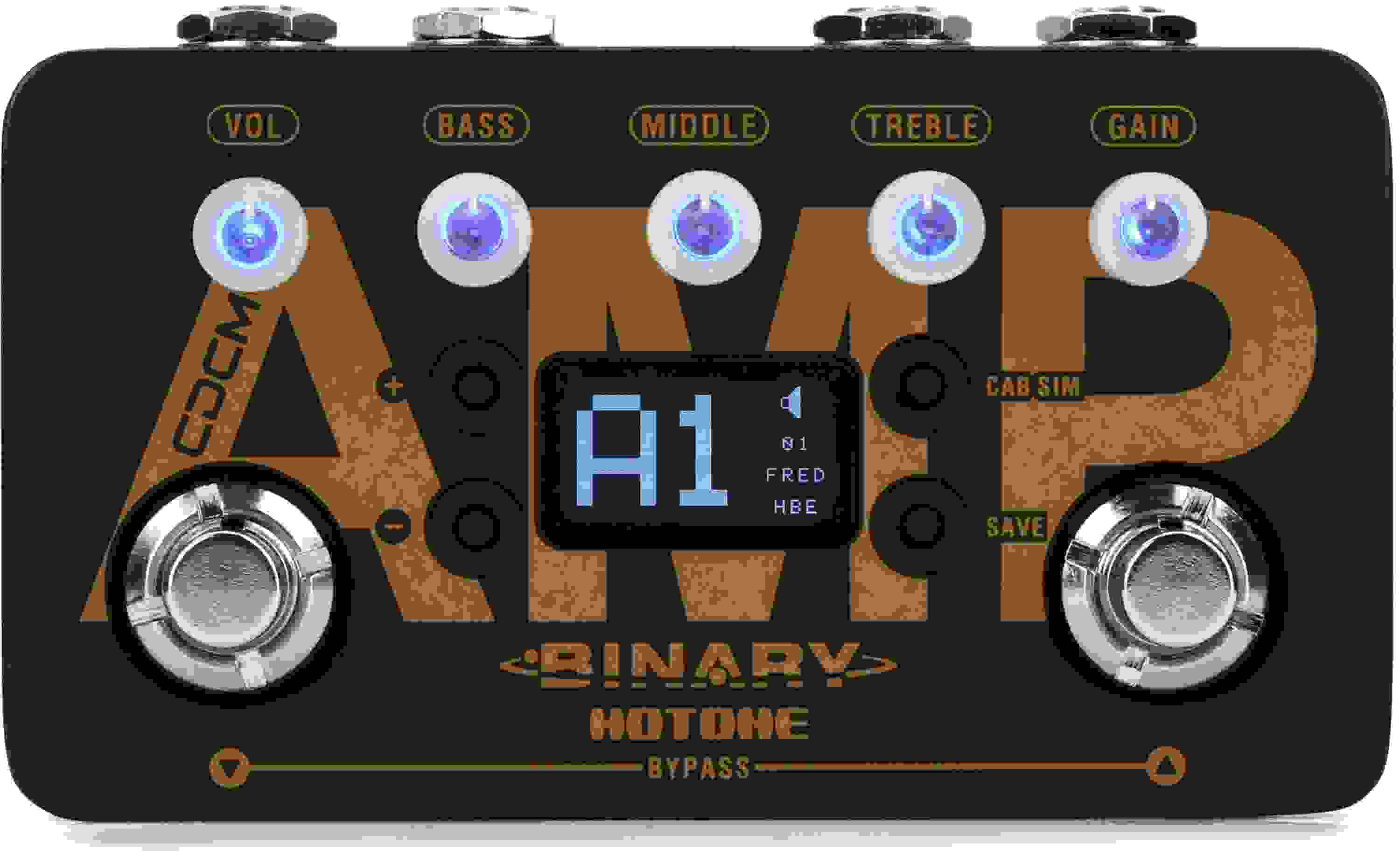 Hotone Binary Amp Simulator Pedal | Sweetwater