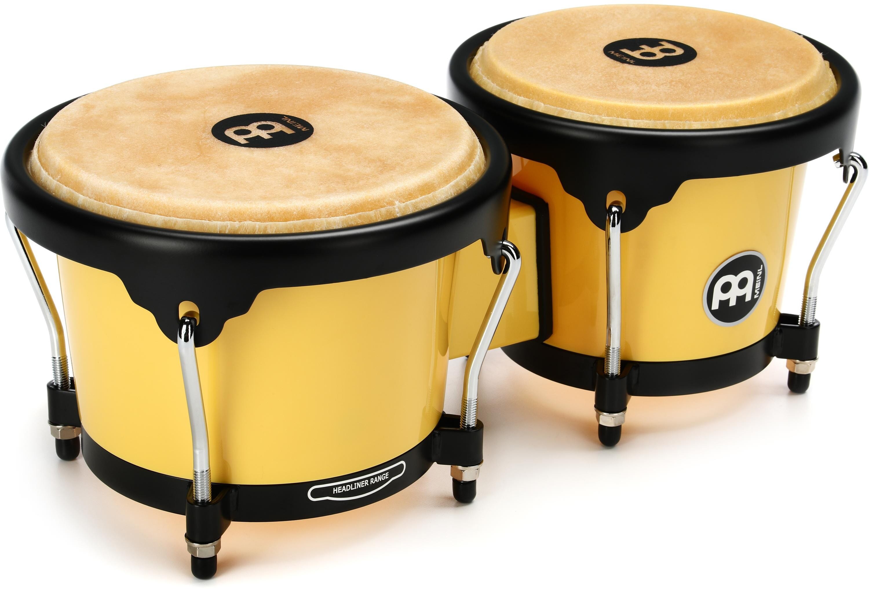 Meinl Percussion Journey Series Bongos - Illuminating Yellow | Sweetwater