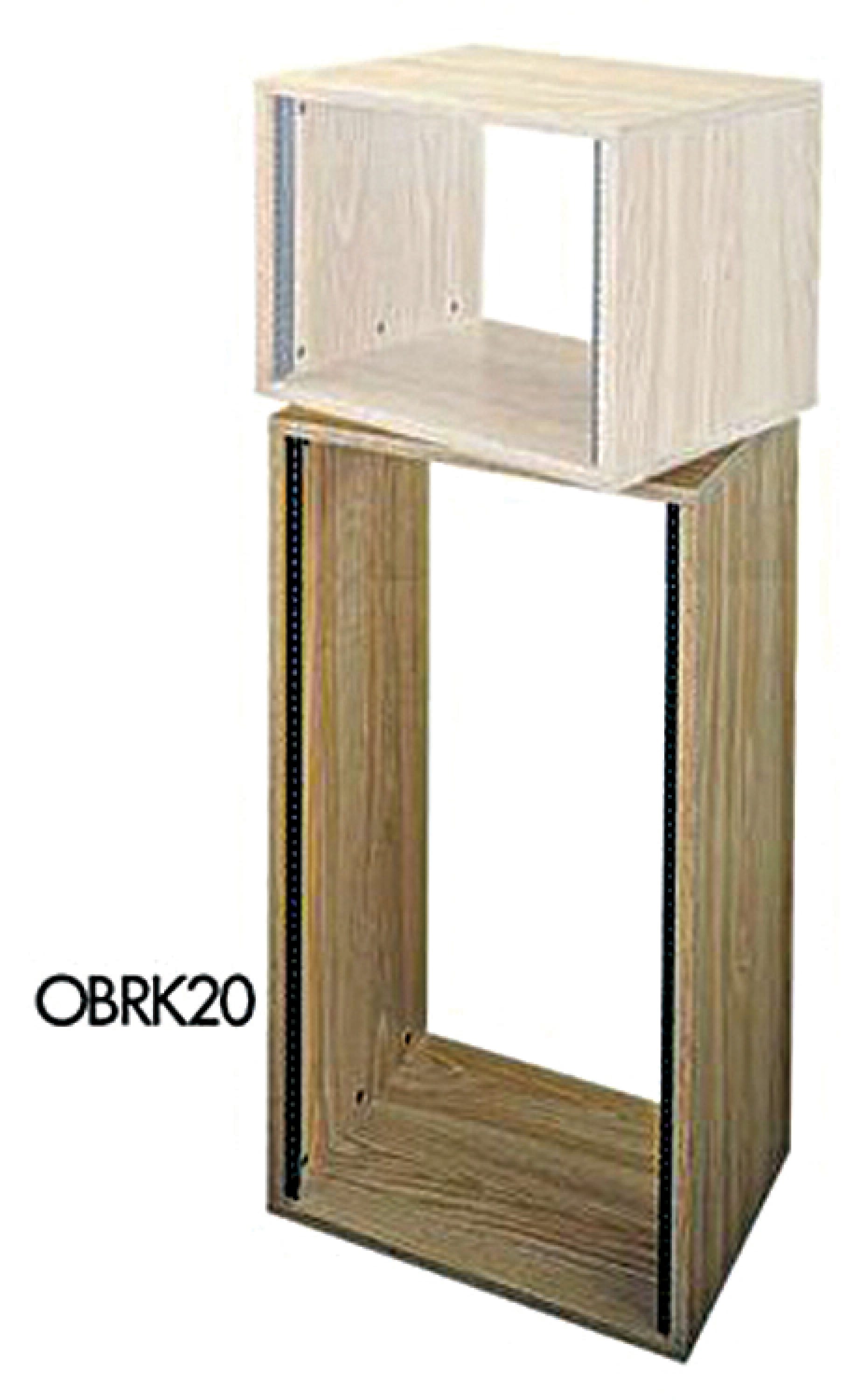 Middle Atlantic Products OBRK20 20U Studio Rack - Oak Finish | Sweetwater