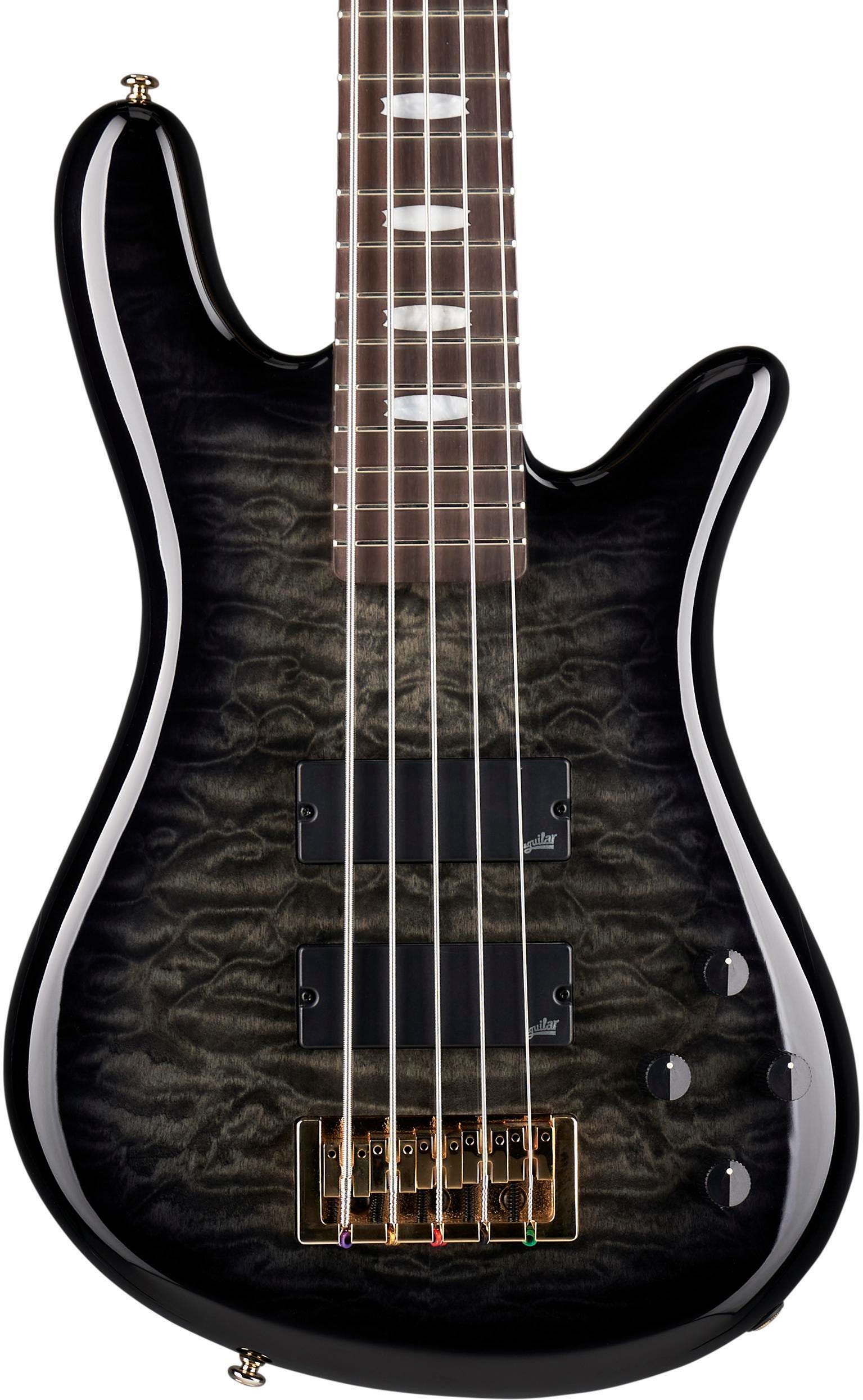 Spector Icon NS-5 5-string Electric Bass Guitar - Black Stain Gloss ...