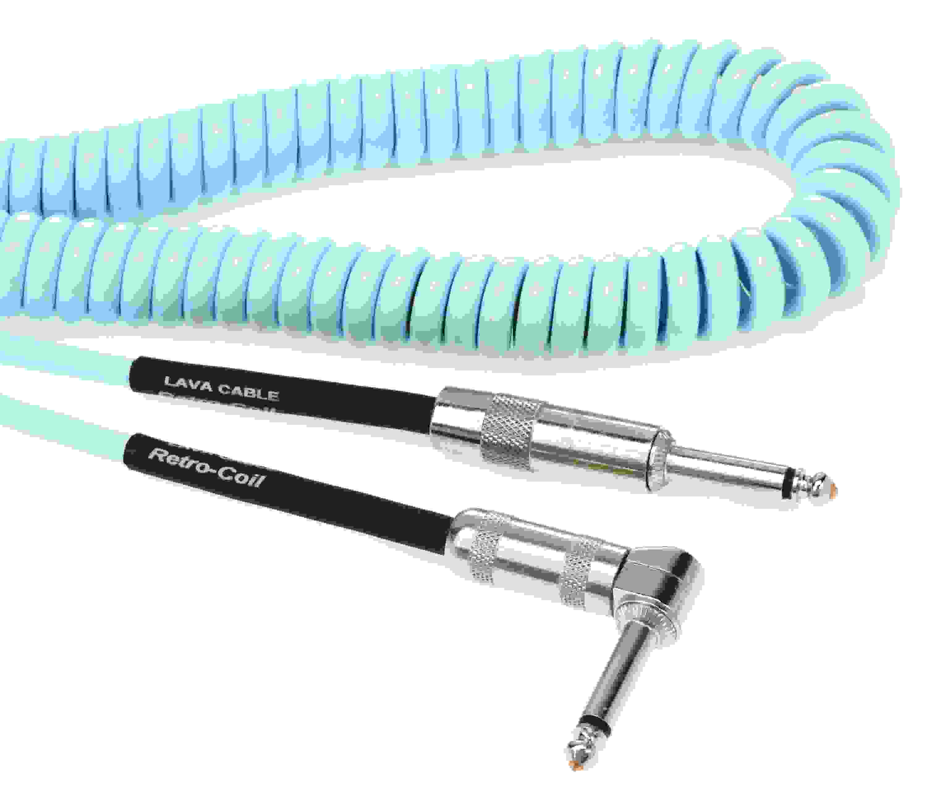 Lava Cable LCRCRCB Retro Coil Straight to Right Angle Instrument Cable ...
