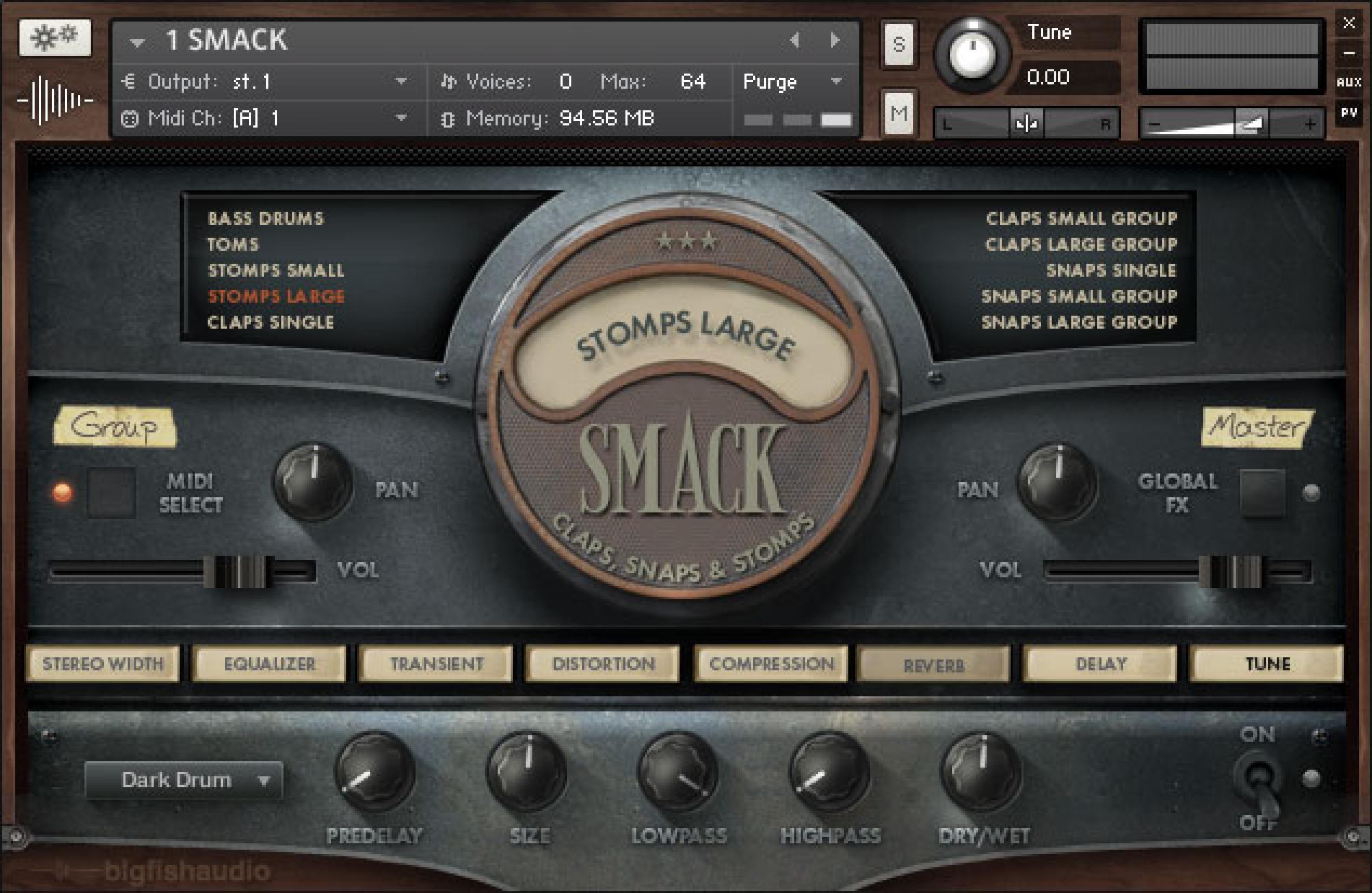 Big Fish Smack: Claps, Snaps, & Stomps Software Instrument | Sweetwater