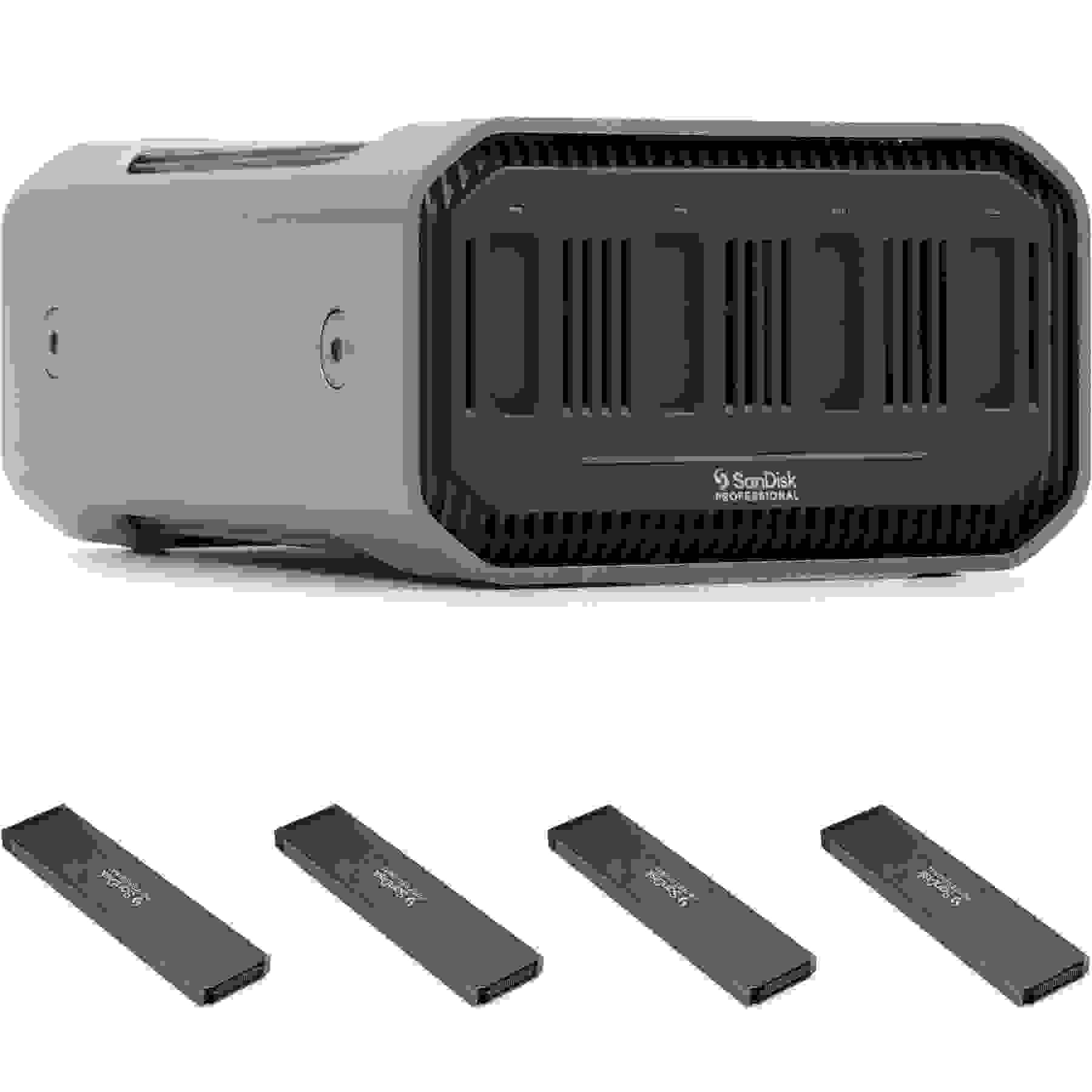 SanDisk Professional Pro-Blade Station Desktop SSD Storage Enclosure ...