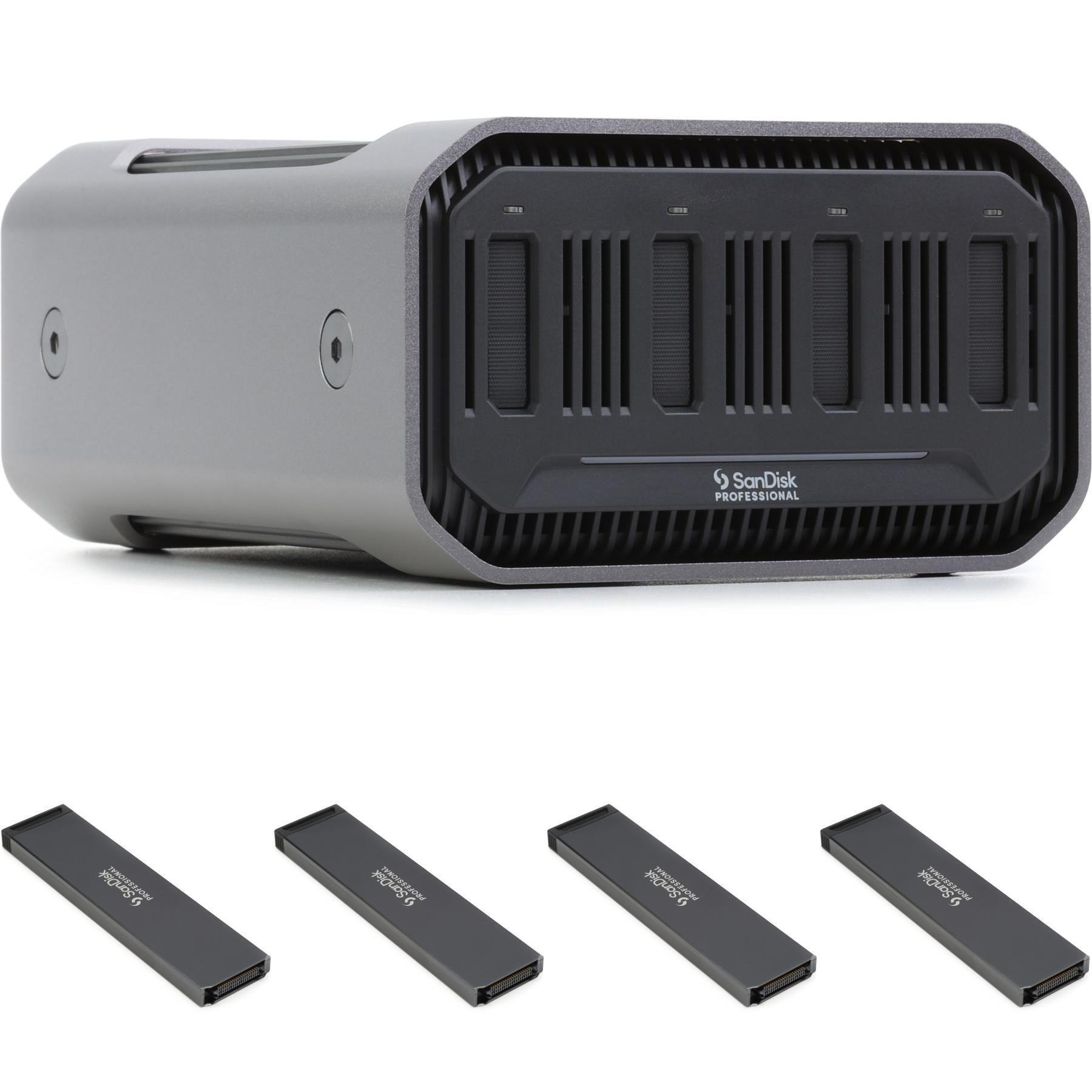 SanDisk Professional Pro-Blade Station Desktop SSD Storage Enclosure ...