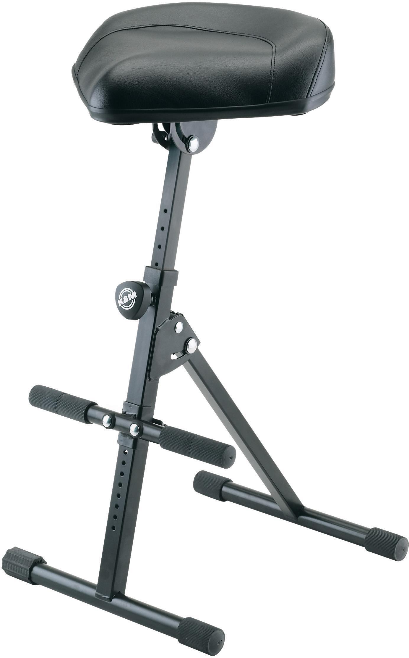 K&M 14047 Pneumatic Stool - Black | Sweetwater