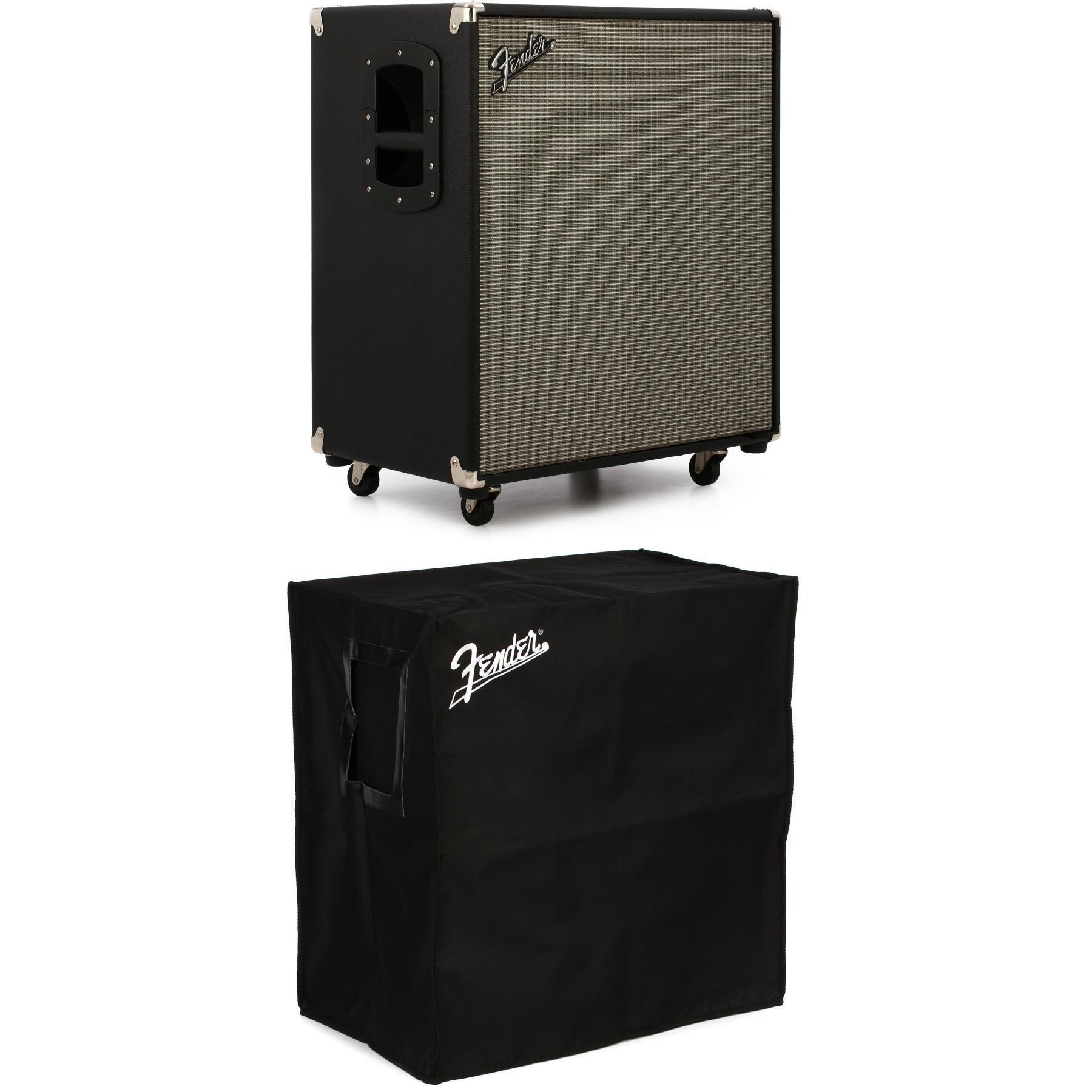 Fender Rumble 410 - 4x10" 500-watt Bass Cabinet with Cover | Sweetwater