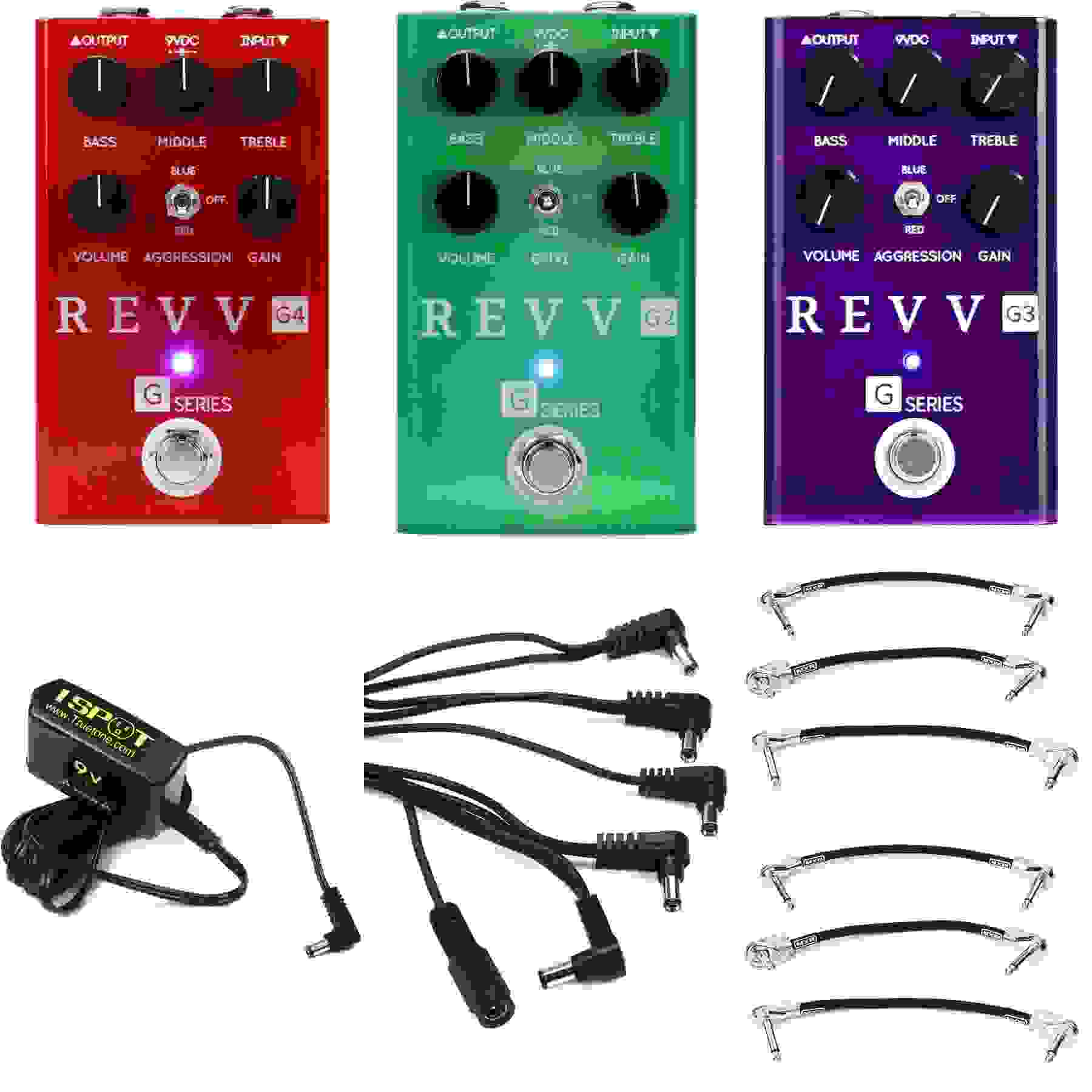Revv Drive Pedal Bundle with Power Supply | Sweetwater